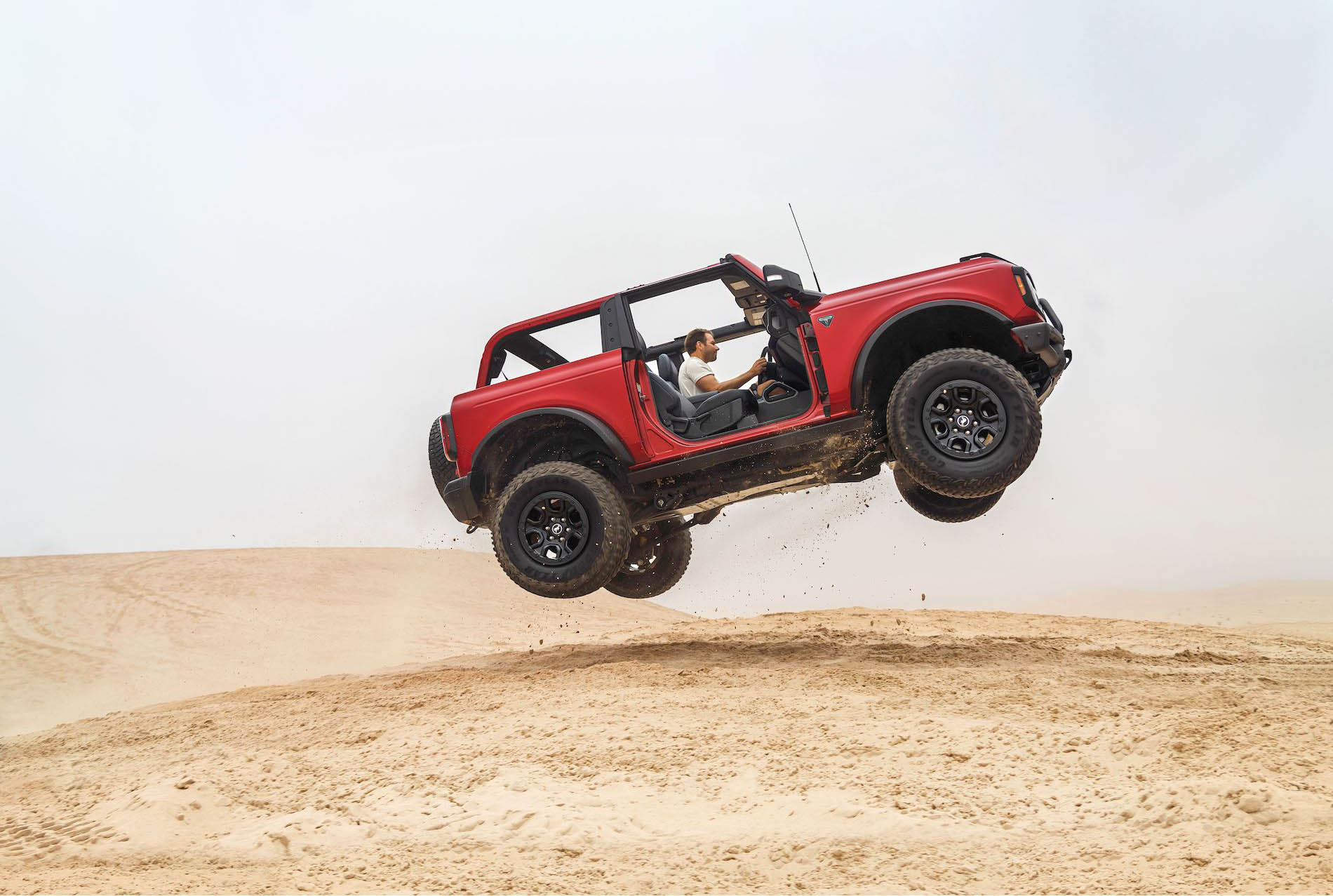 Car and Driver Review: 2021 Bronco Goes Big, Sticks the Landing (w ...