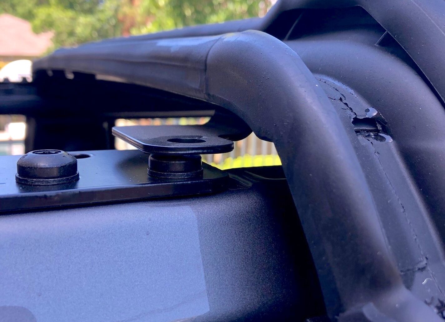 MIC top installed incorrectly by factory (front bracket mounted on top ...