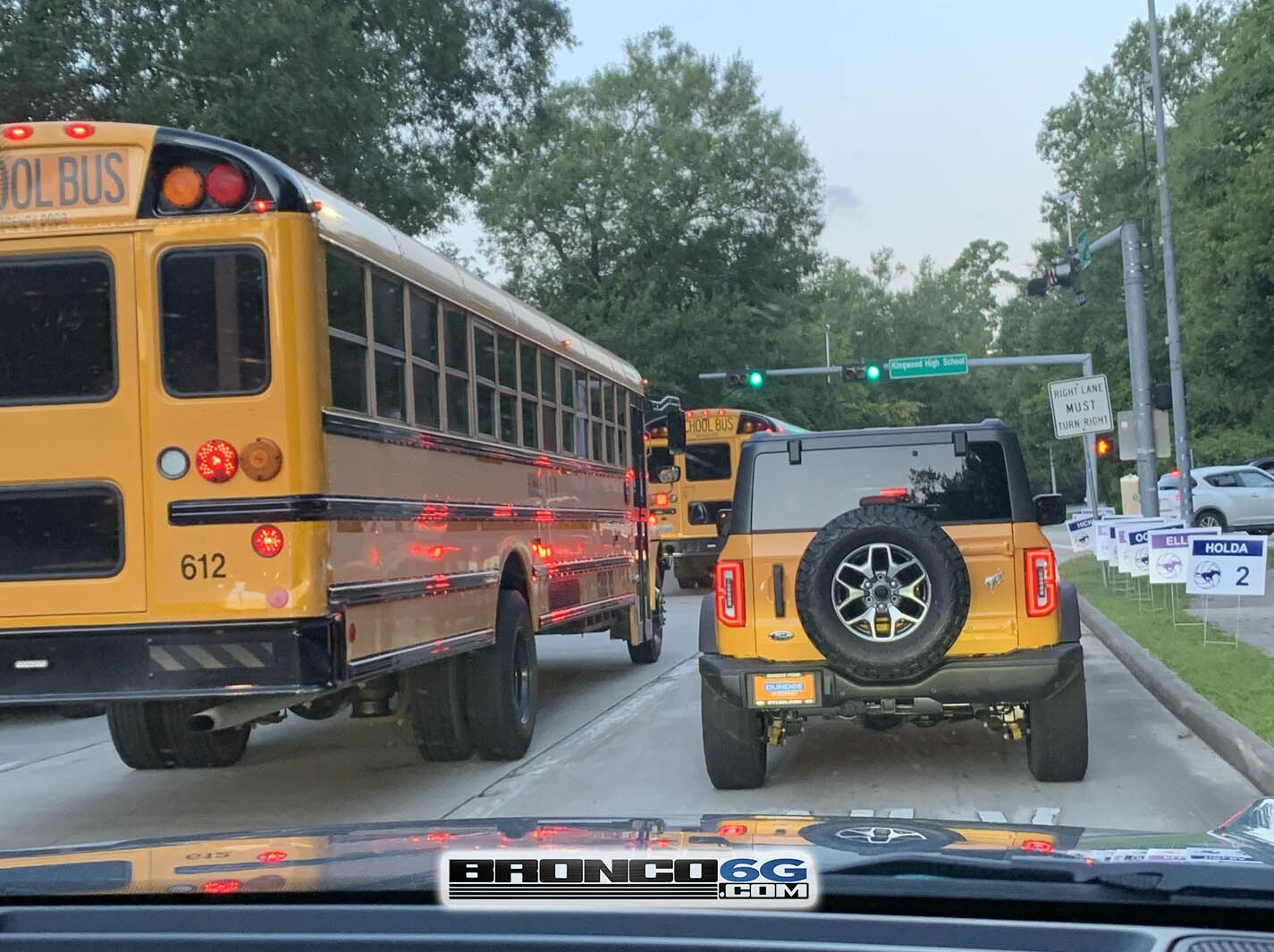 Cyber Orange vs School Bus side-by-side | Bronco6G - 2021+ Ford Bronco ...