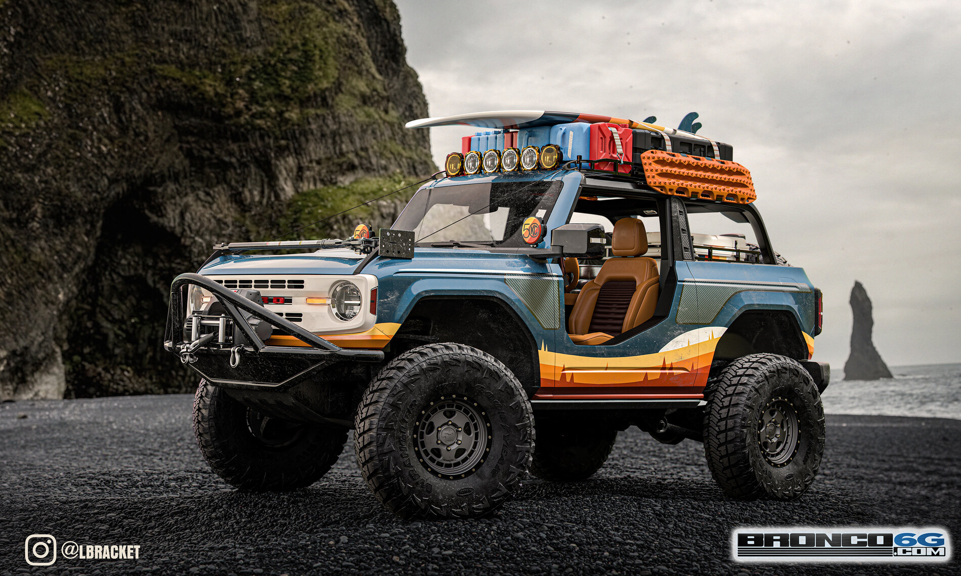 2021 Ford Bronco Overland 2-Door Concept in 3D! 🤩 | Bronco6G - 2021 ...