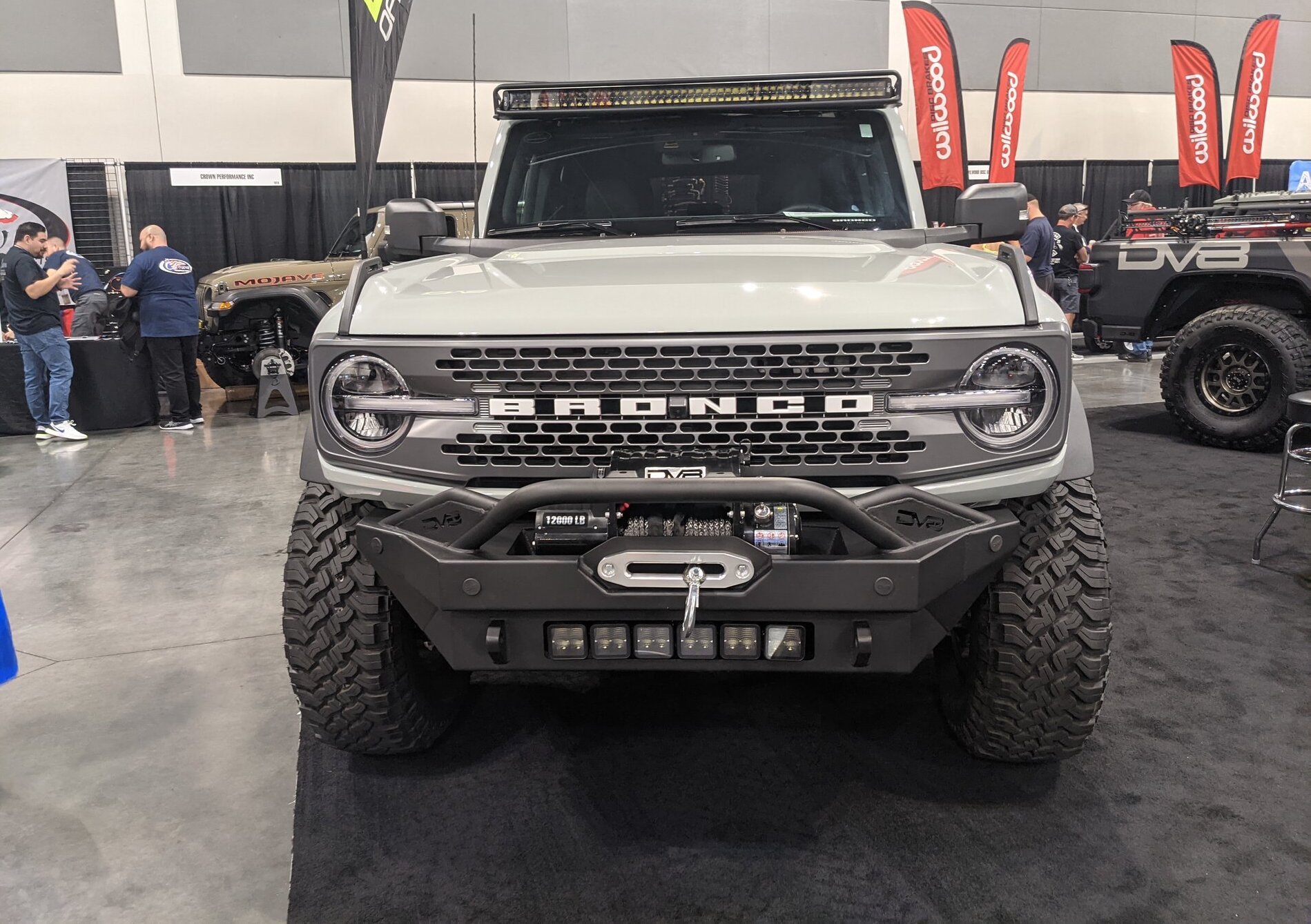 DV8 & ADD front bumper photos on Broncos at Off-Road Expo | Page 3 ...