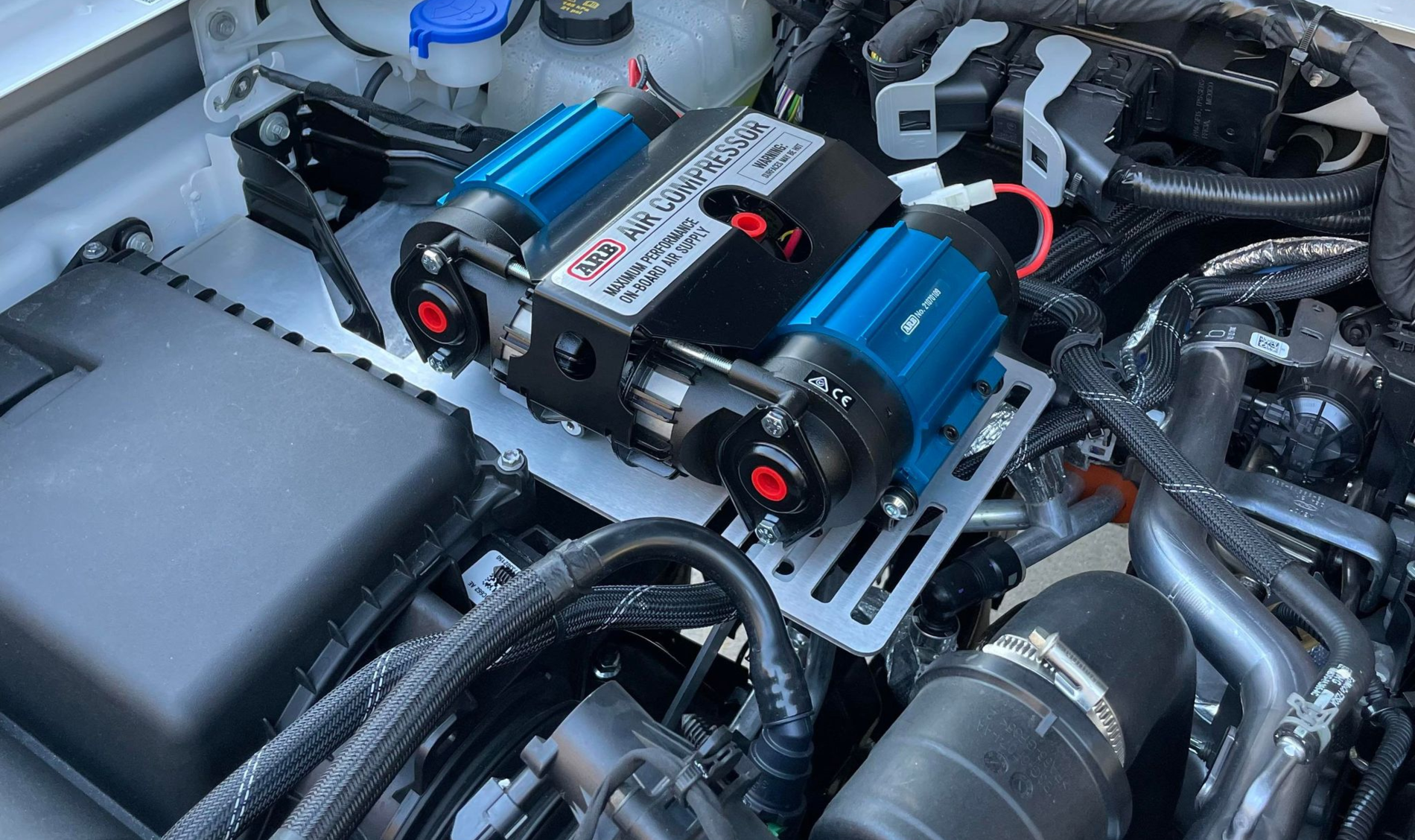 ARB Compressor Engine Bay Mount from KR Off-Road | Easiest Compressor ...