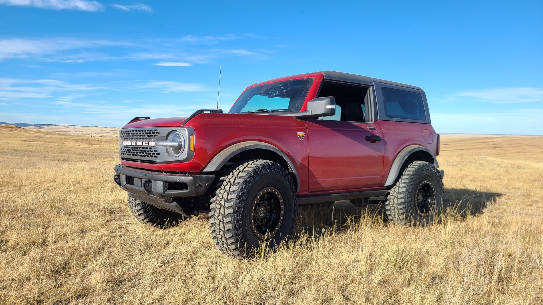 Badlands 2 door on 37s no lift.... [37x12.50r17 Thompson Baja Boss MTs ...