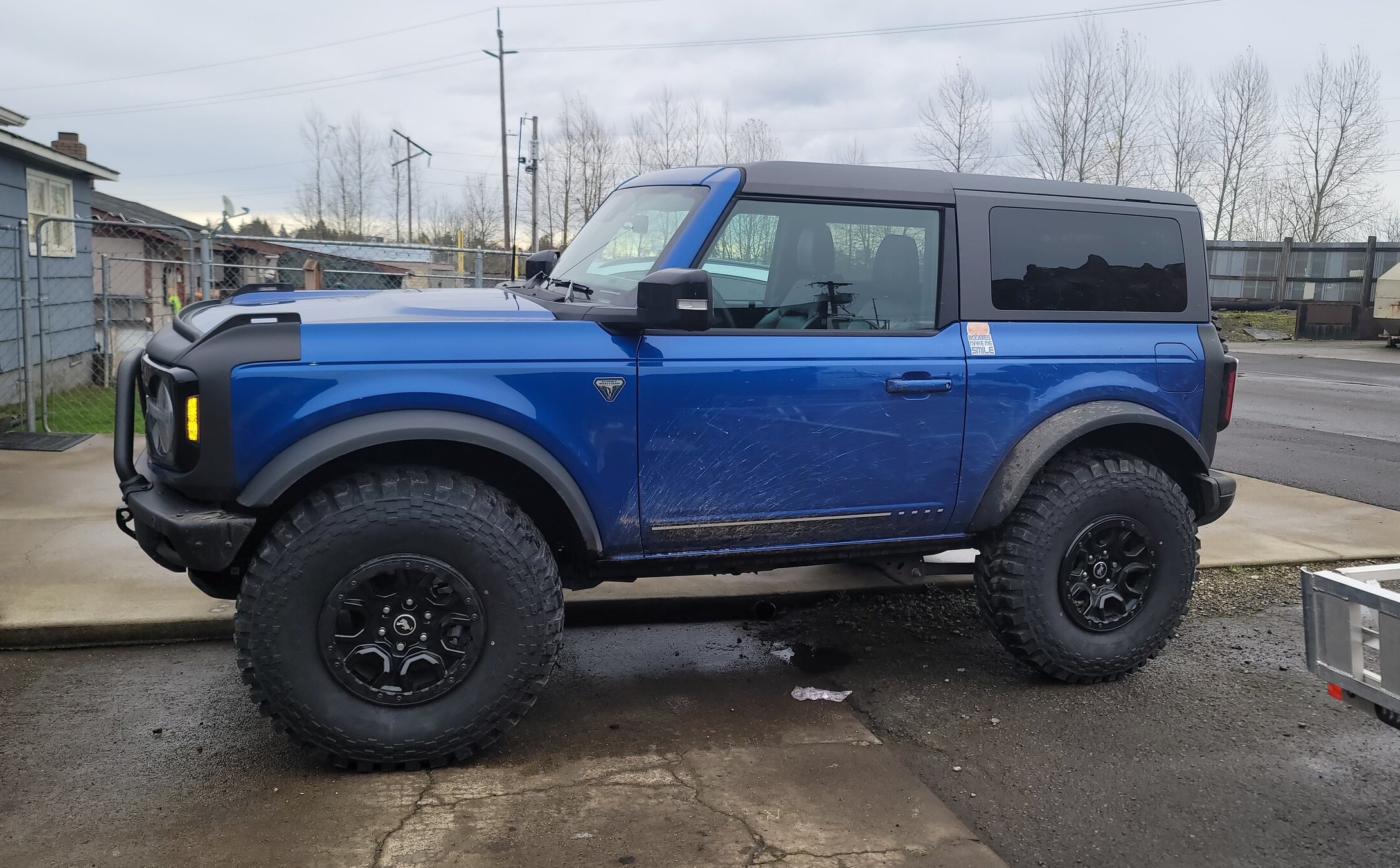 37s fit well w/minor trimming and leveling kit | Bronco6G - 2021+ Ford ...