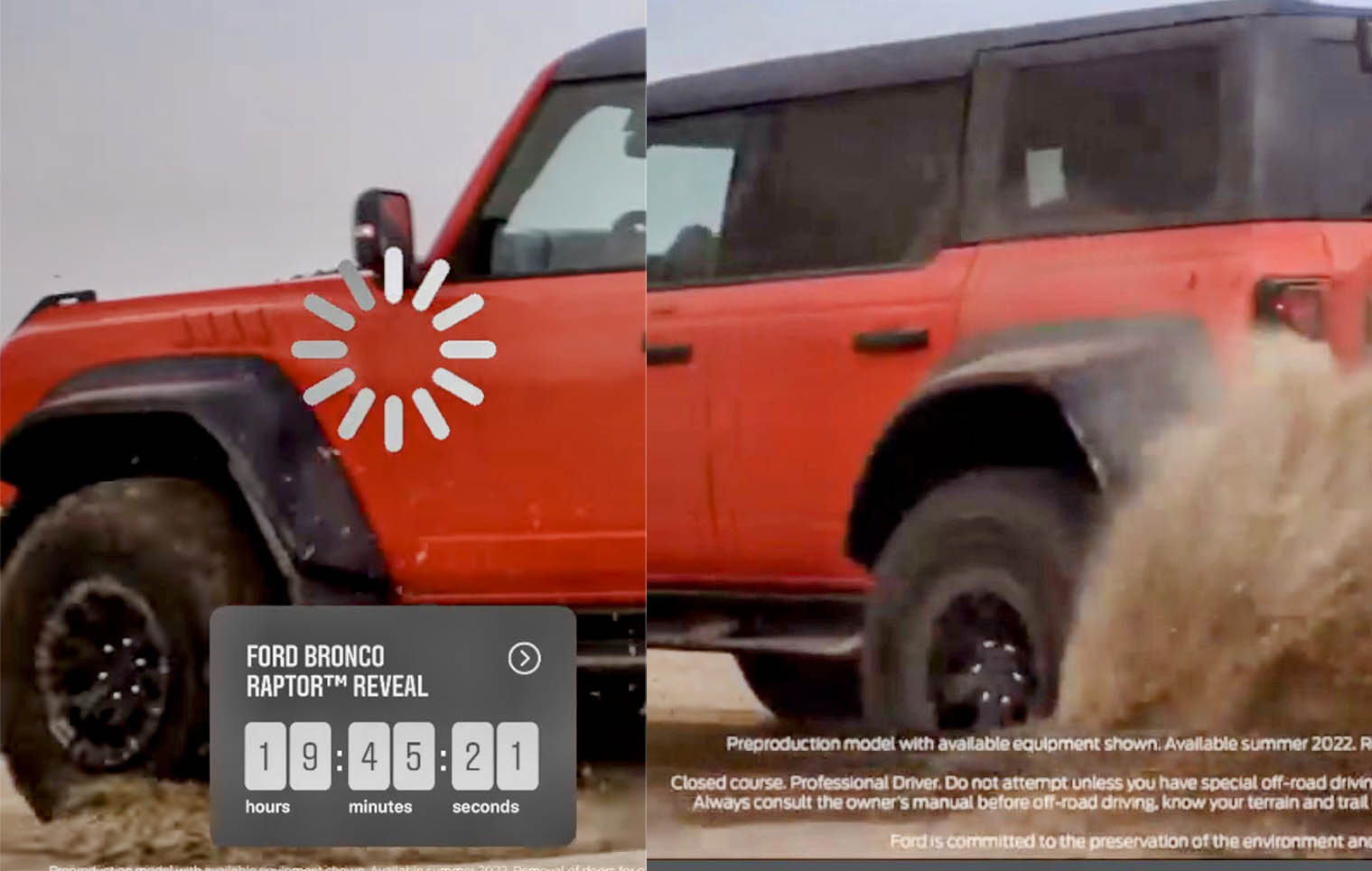 Bronco Raptor Fender Flares Revealed (From Teaser Video) | Bronco6G ...
