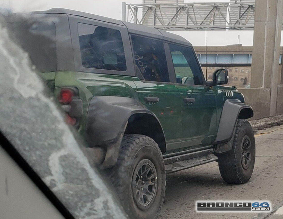 Eruption Green Bronco Raptor spotted! | Bronco6G - 2021+ Ford Bronco ...