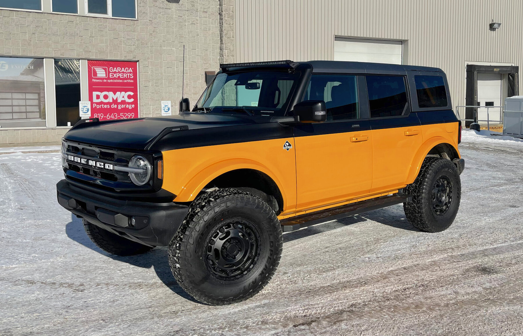 Vintage Inspired Cyber Orange & Black Outer Banks Bronco Build ...