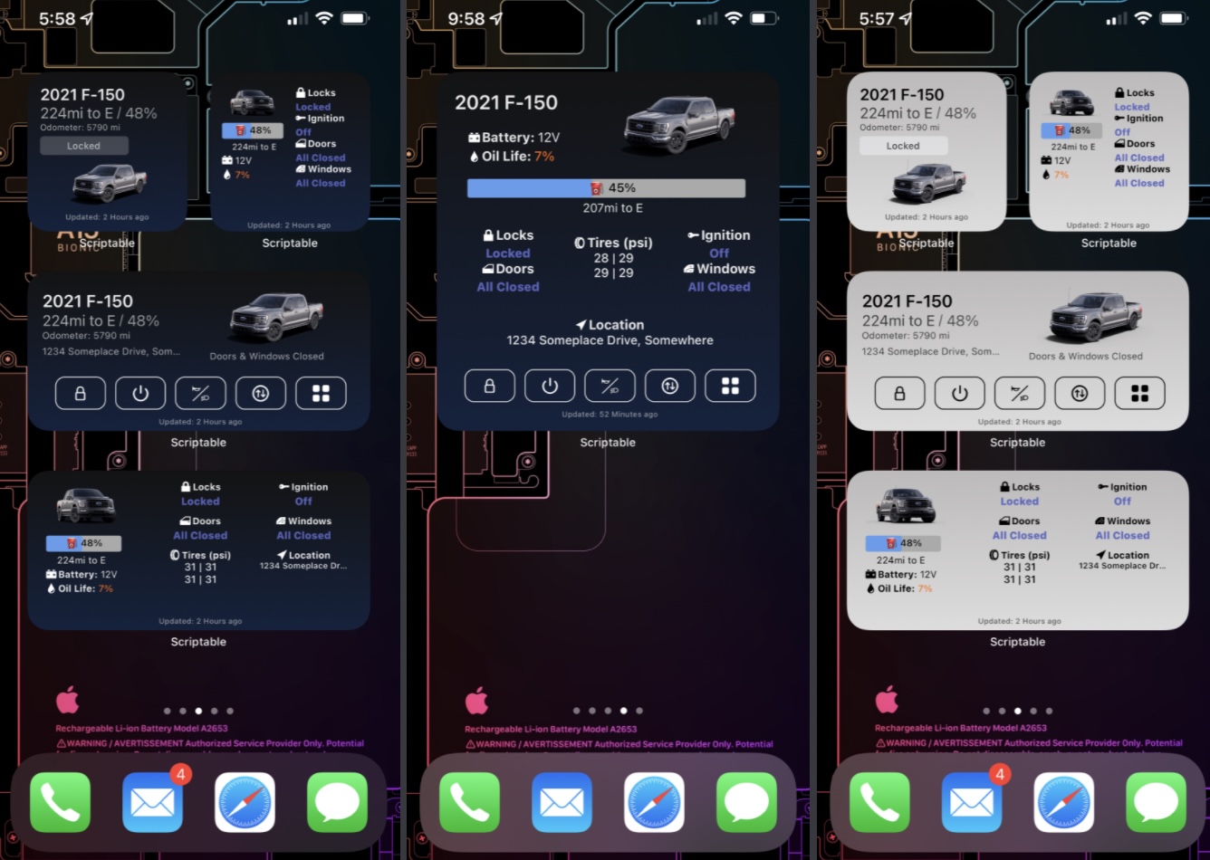 FordPass - Scriptable Widget V2022.XX (iOS, iPad, MacOS) | Bronco6G ...