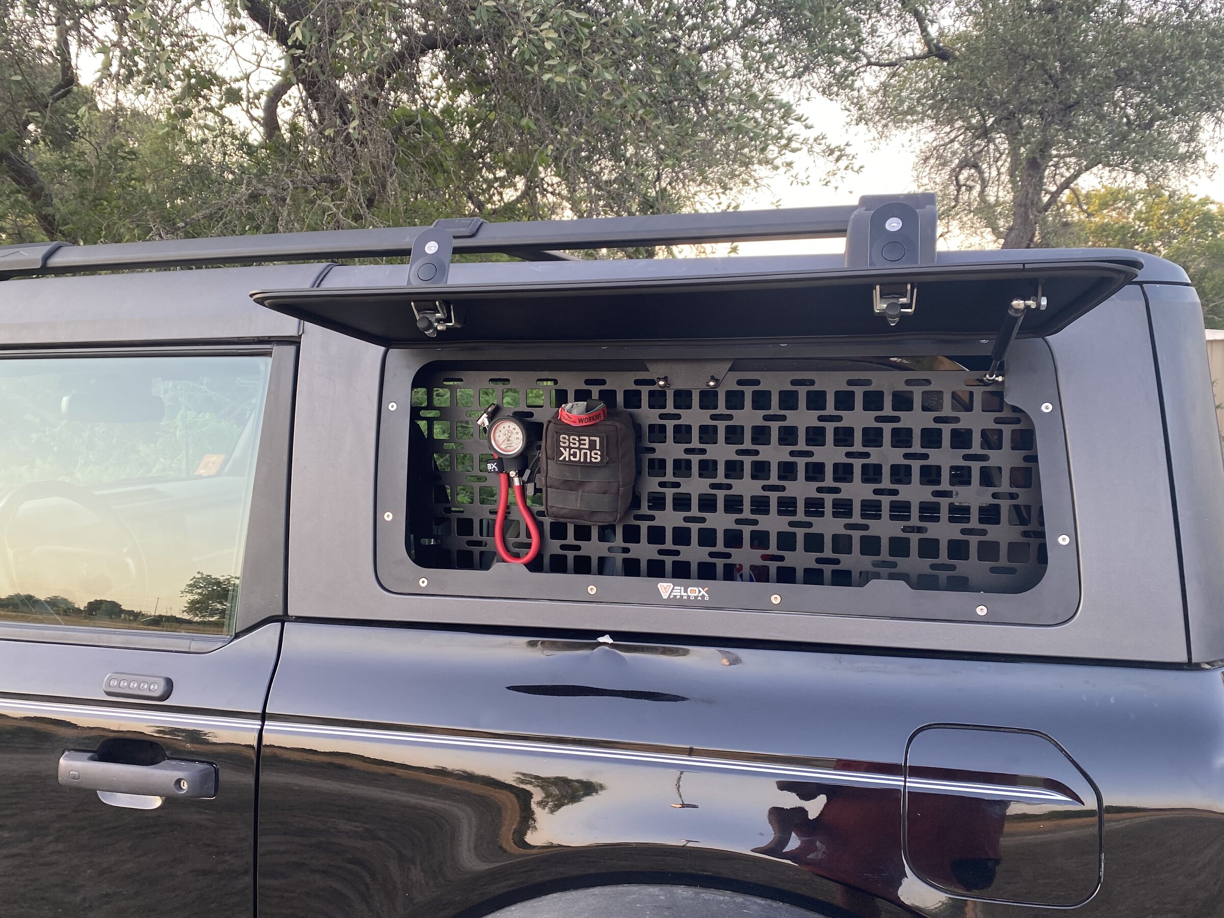 Gullwing and molle panels for hardtop window [Velox Offroad] | Bronco6G ...