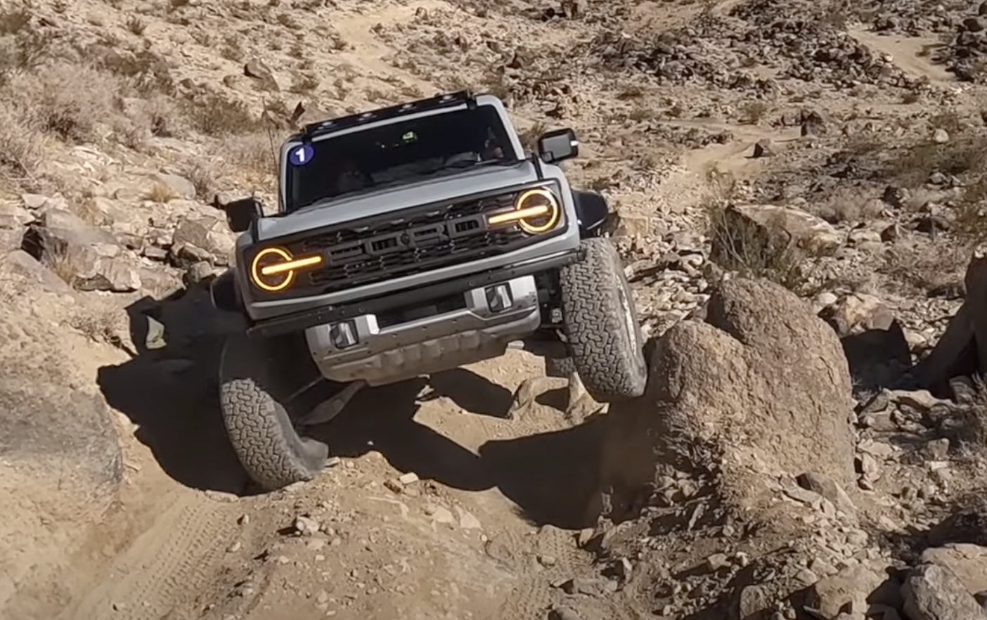 2022 Ford Bronco Raptor: First look off-roading in Johnson Valley ...