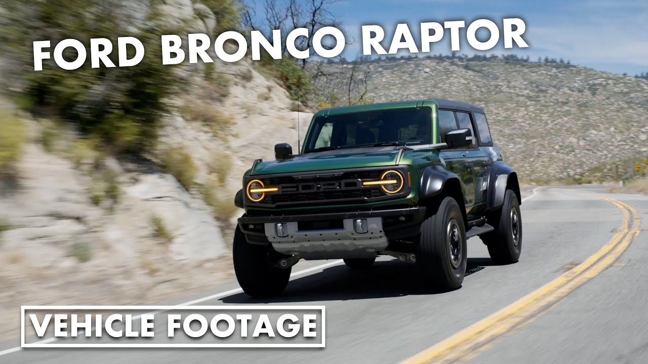 Video: 2022 Ford Bronco Raptor on- and off-road driving footage ...
