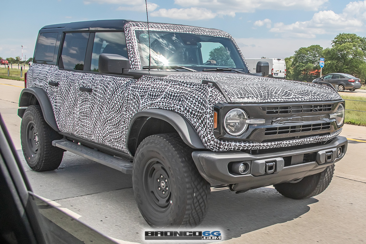 Bronco Heritage Edition Spied Wearing MOD Top, Squared Flares, Retro ...