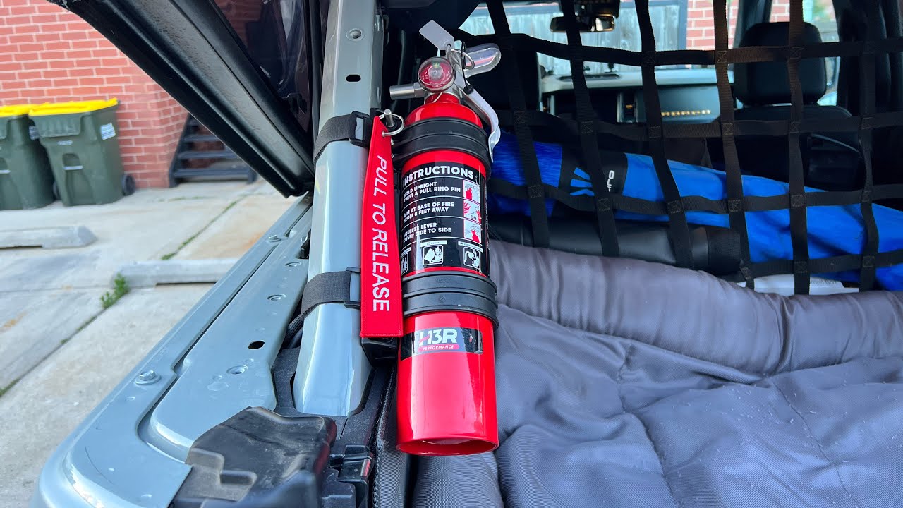 Fire Extinguisher Mounting in the Bronco - Show Your Installs | Page 14 ...
