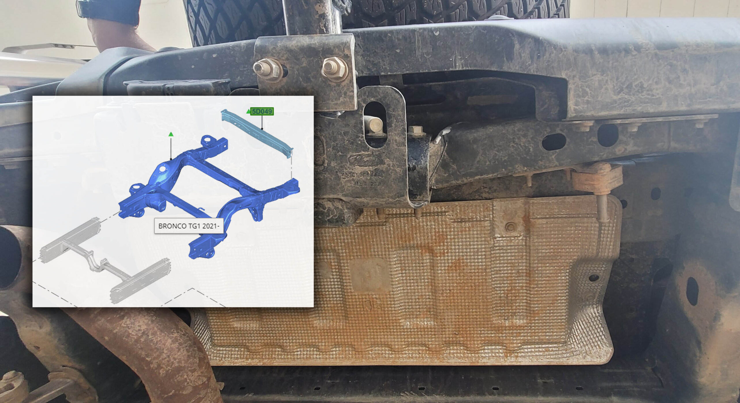 Bent frame from backing into a creek boulder [Updated with replacement ...