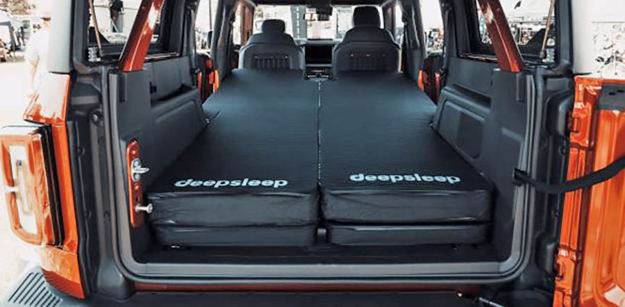 Sleeping in Your Bronco Just Got More Comfortable With deepsleep ...