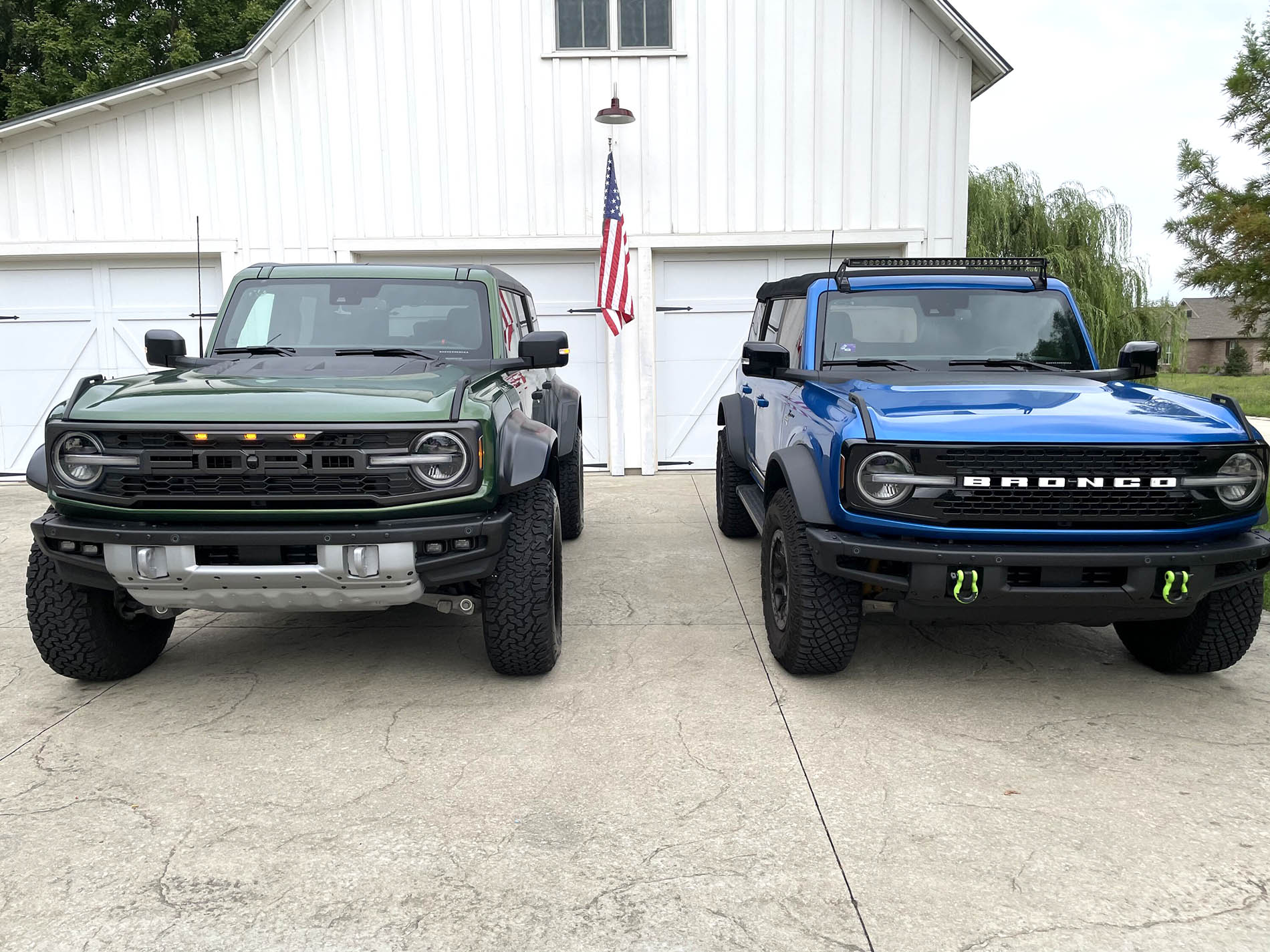 Day 1 Reservation Holder = Bronco Raptor delivered in Eruption Green ...