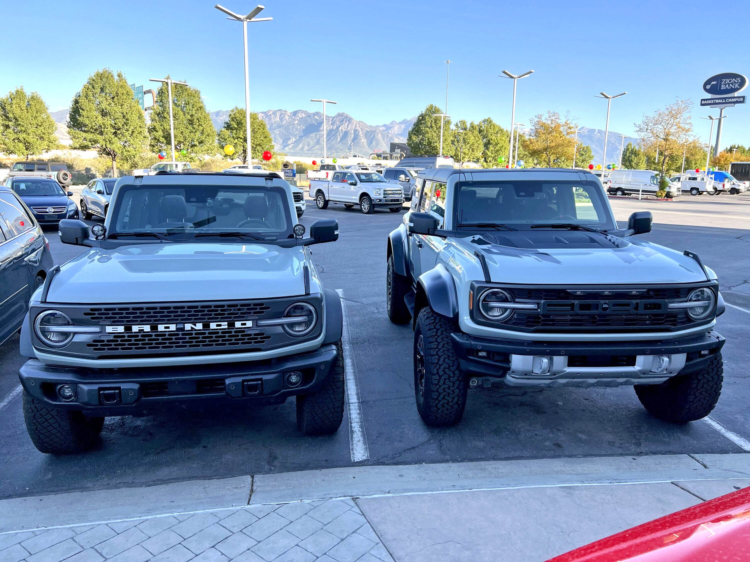 Spotted: Bronco Raptor Cactus Gray next to my Badlands Sasquatch Cactus ...