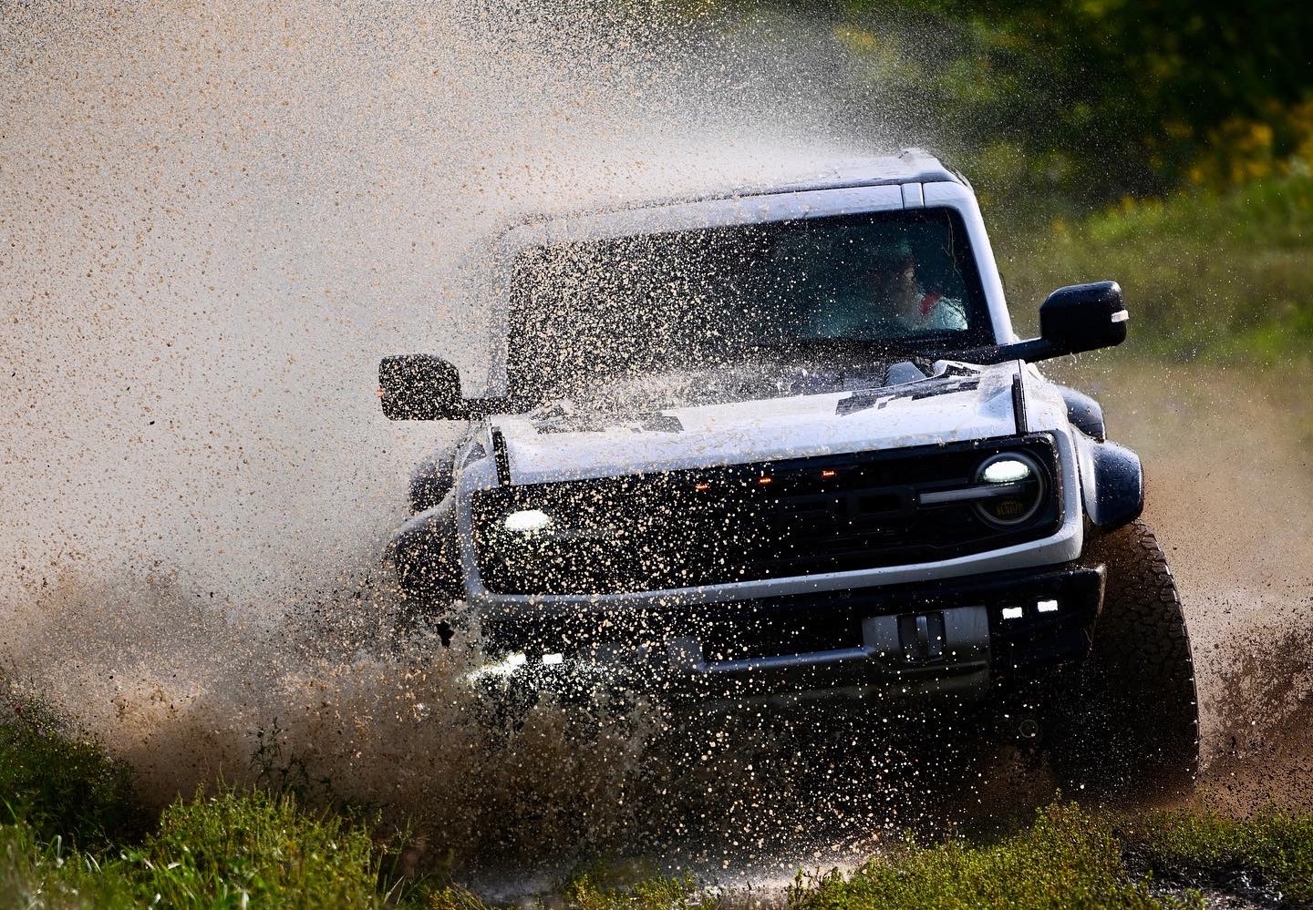 Bronco Raptor Finds Mud Straight From the Transport Truck!! **Video ...