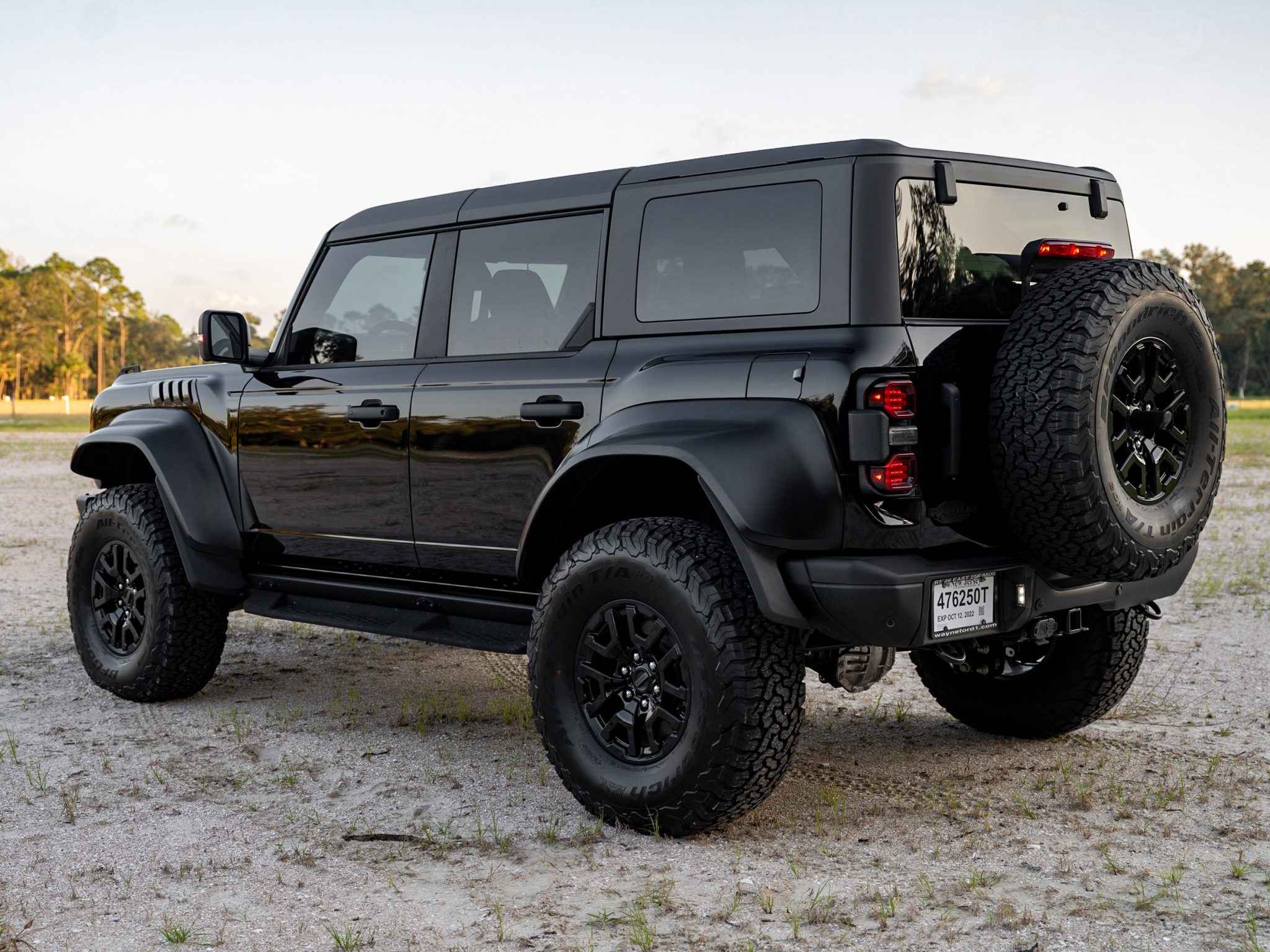 Black Bronco Raptor on Bring A Trailer auction site | Bronco6G - 2021 ...