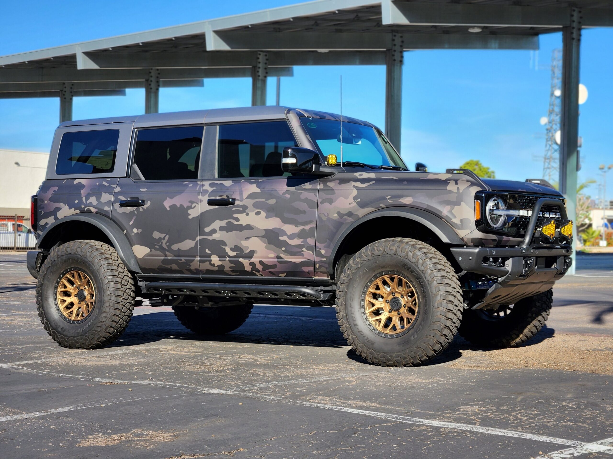 My Bronco build wrapped in dark camo [+ BFG 37's, King Coilovers ...