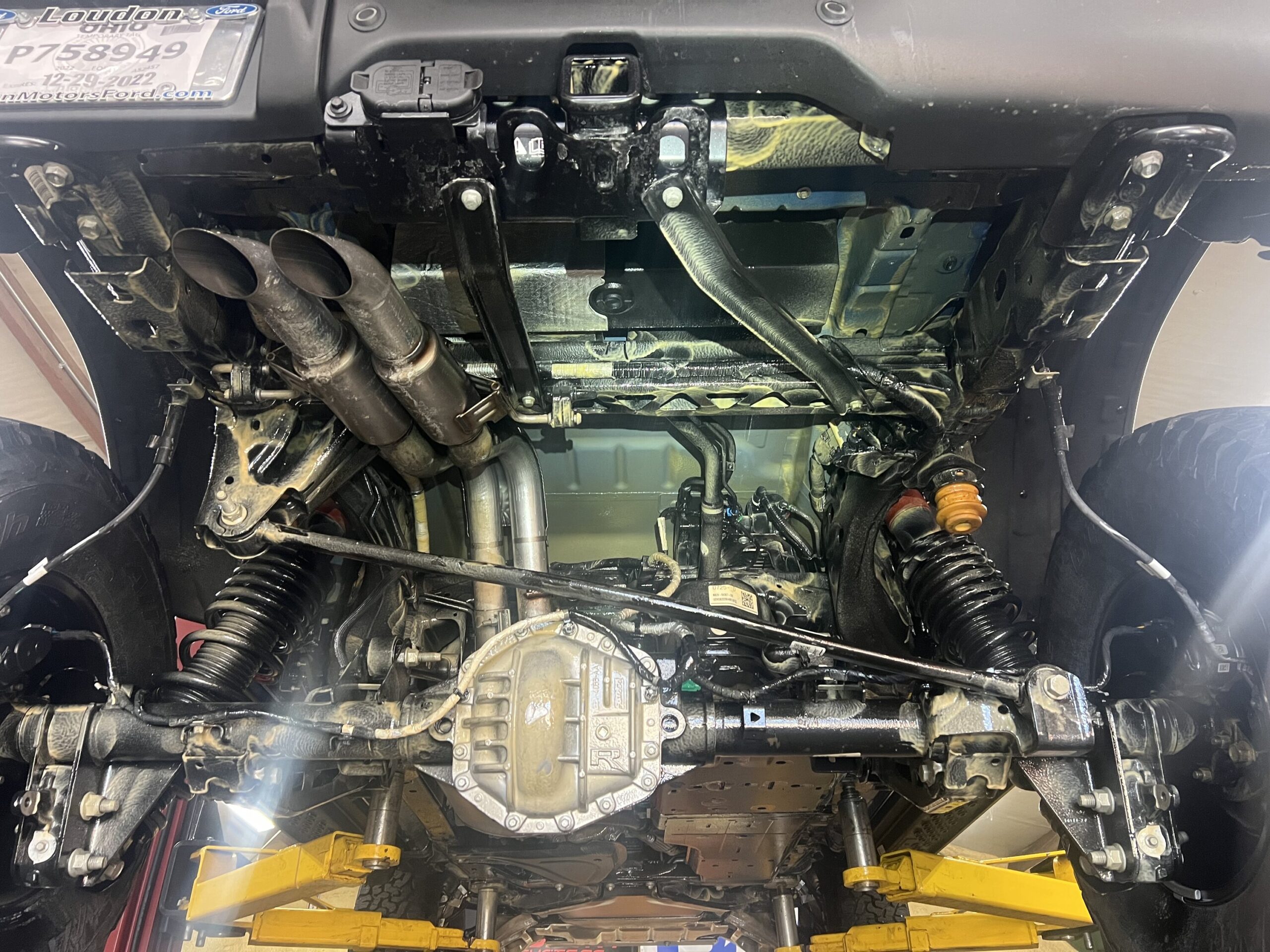 Fluid Film Corrosion Protection Applied to Bronco Raptor Undercarriage ...