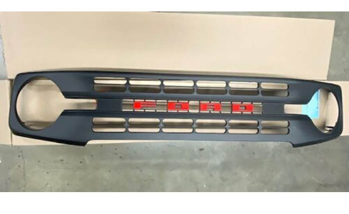 Purchased Ford OEM 2023 Bronco Heritage Grill + Letters! Part # M2DZ ...