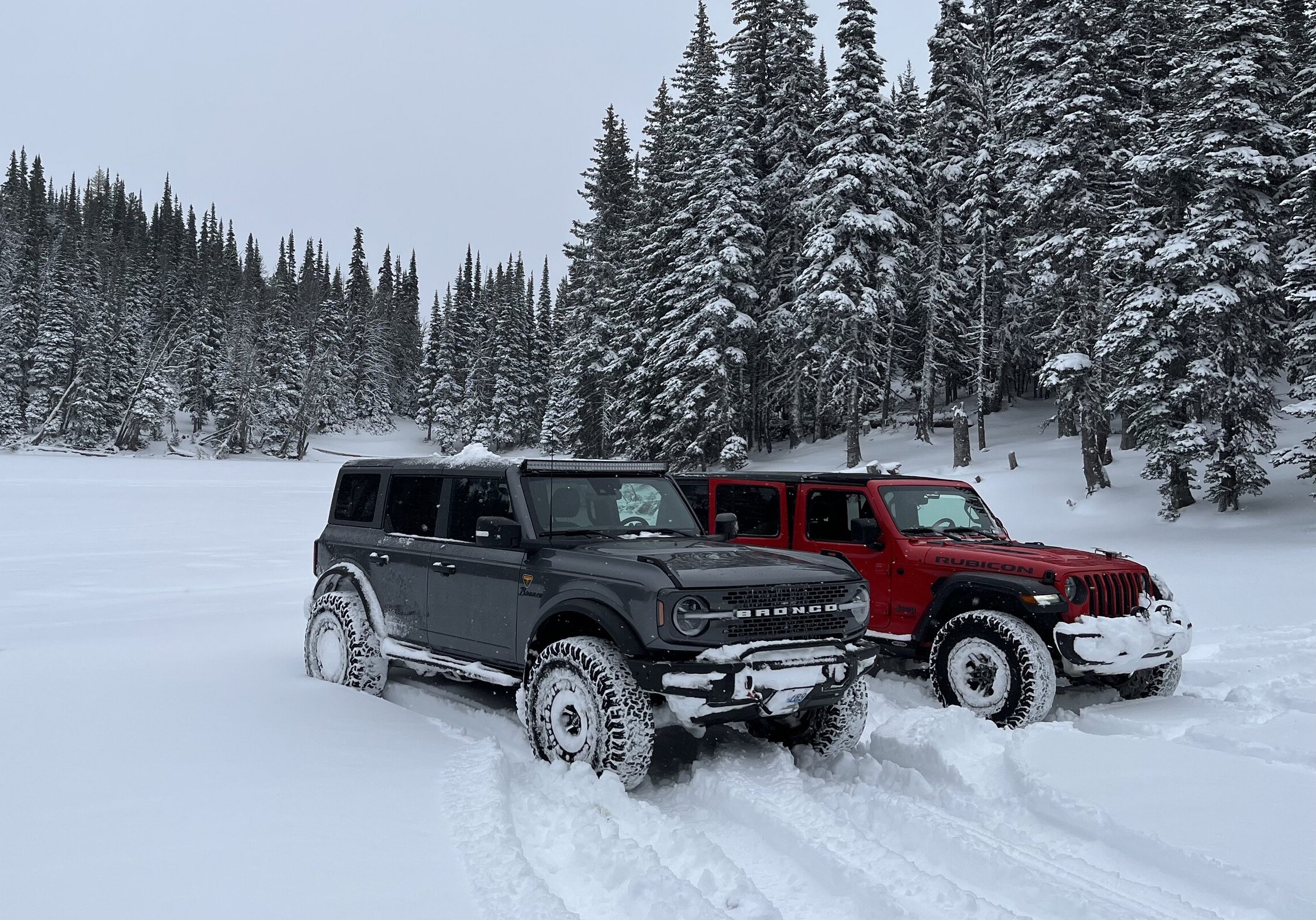 Snow Wheeling With Bronco & Jeep 06 Nov 2022 | Bronco6G - 2021+ Ford ...