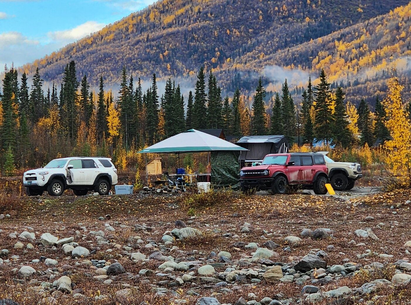 Fall Camping at Kennicott Mine, Alaska with First Edition Bronco ...