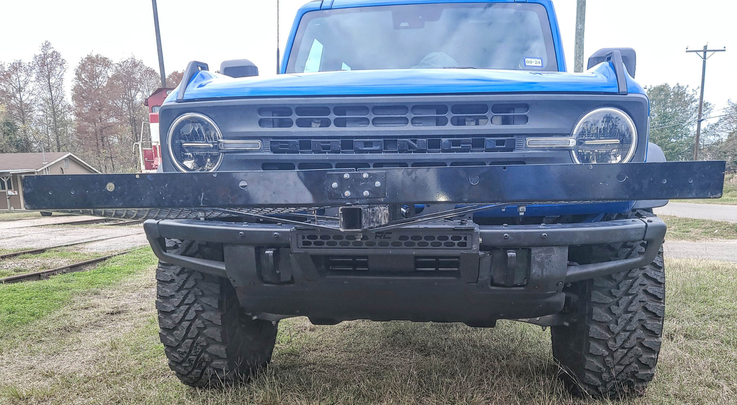 Rough Country High Clearance Front Receiver Hitch Mount installed ...