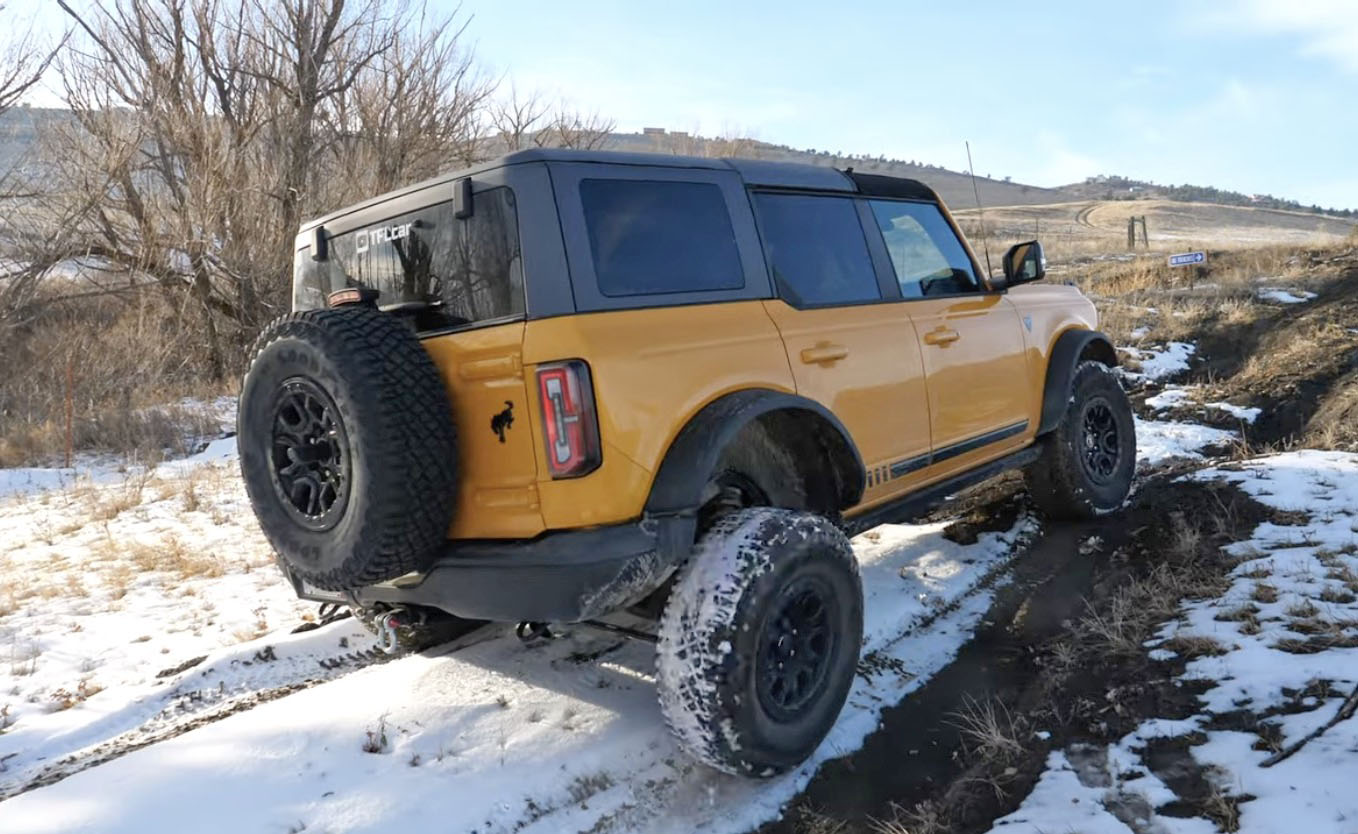 Bronco 4wd System Test Video - Slip Test on Rollers, Snow, Dirt & Mud ...