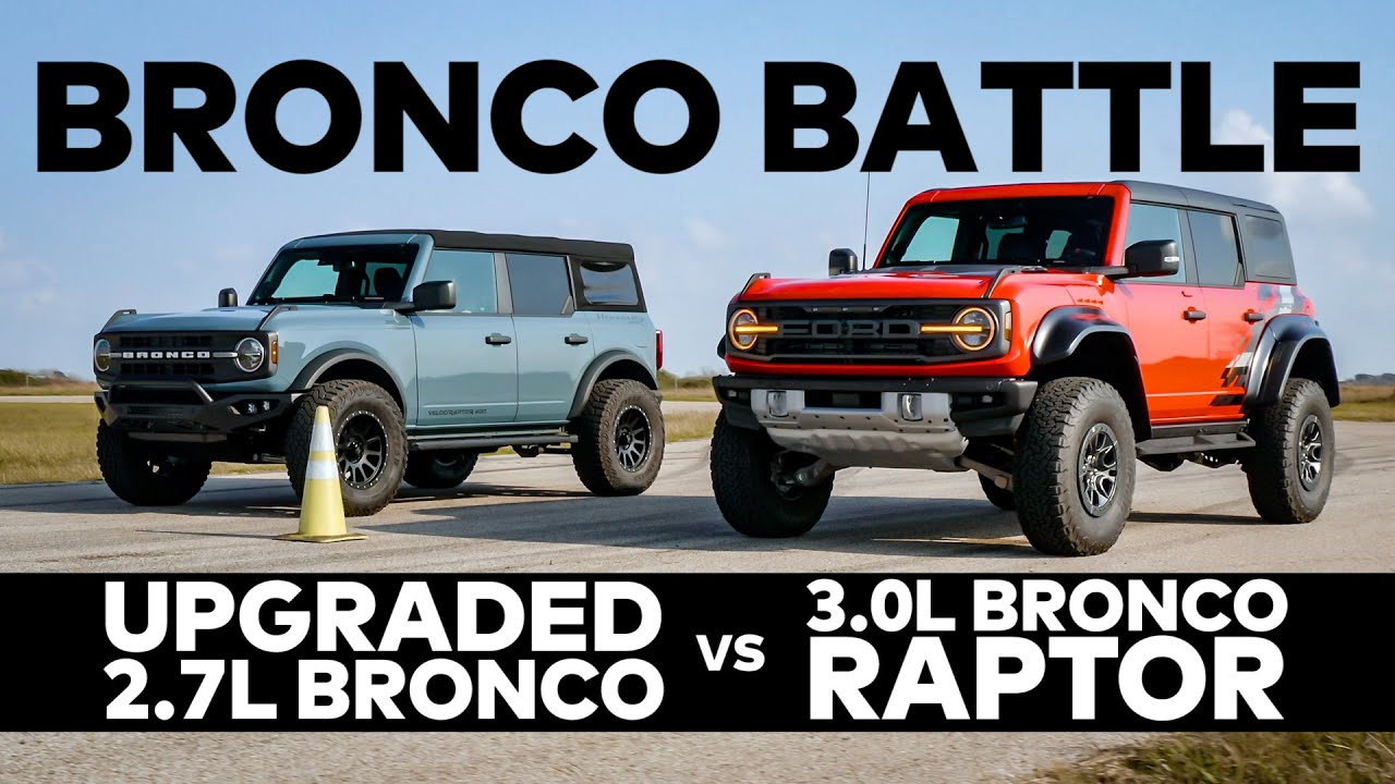 Bronco Battle: Bronco Raptor vs. Hennessy VelociRaptor 400 | Bronco6G ...