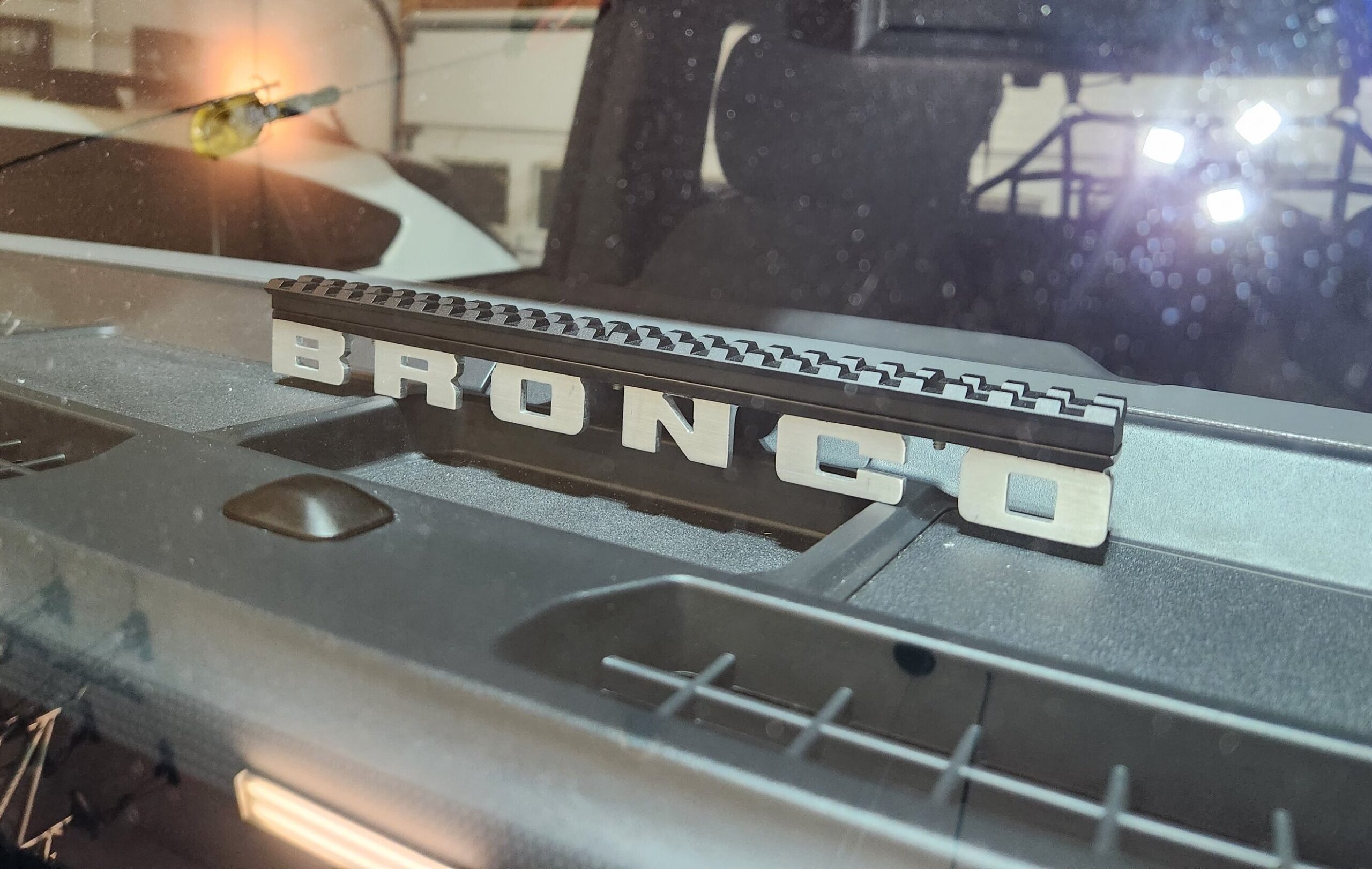 My Custom DIY Dashboard Rail Mount | Bronco6G - 2021+ Ford Bronco ...