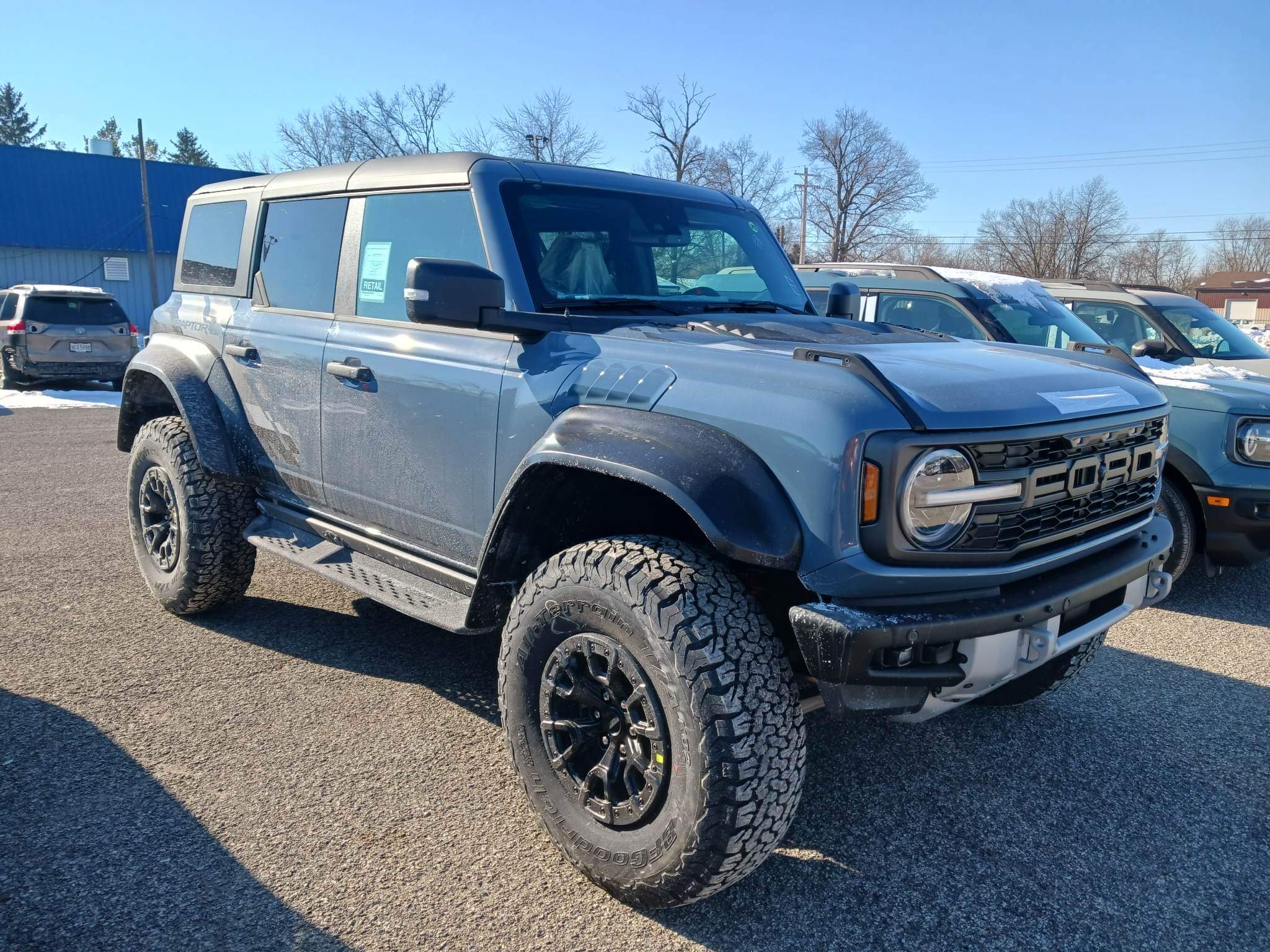 This Azure Gray Bronco Raptor beauty was just dropped off! | Bronco6G ...