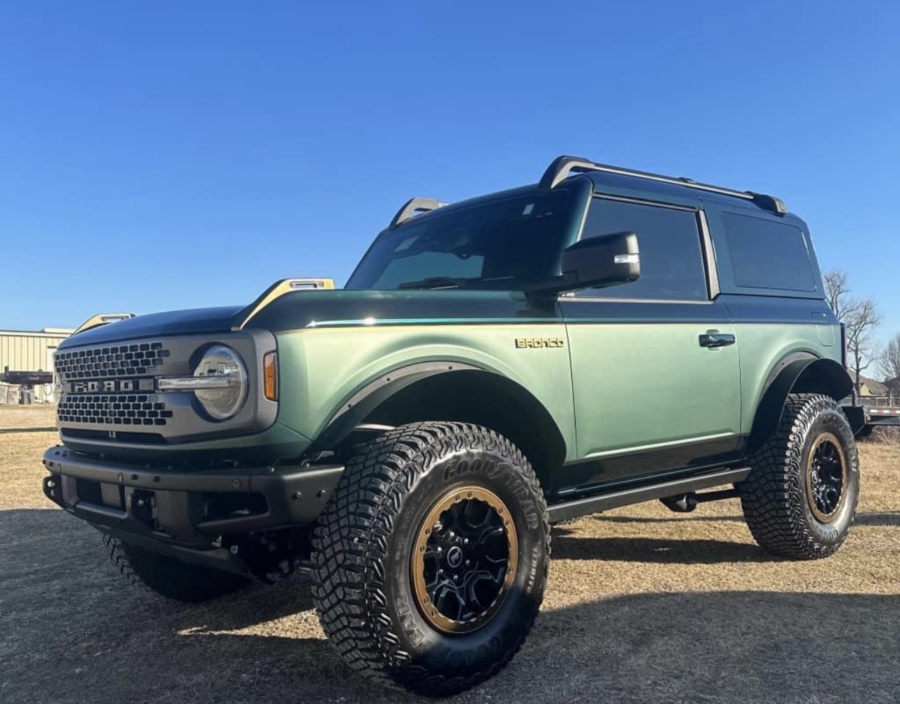 It’s a wrap! 2-Tone Bronco Badlands in 3M matte pine green + TeckWrap ...