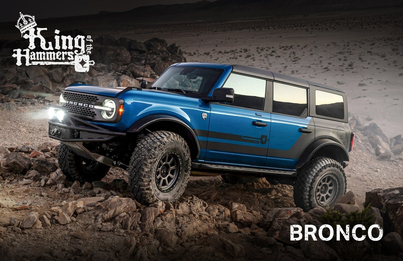 King of the Hammers Edition Ford Bronco by FOX Factory PVD debuts at ...