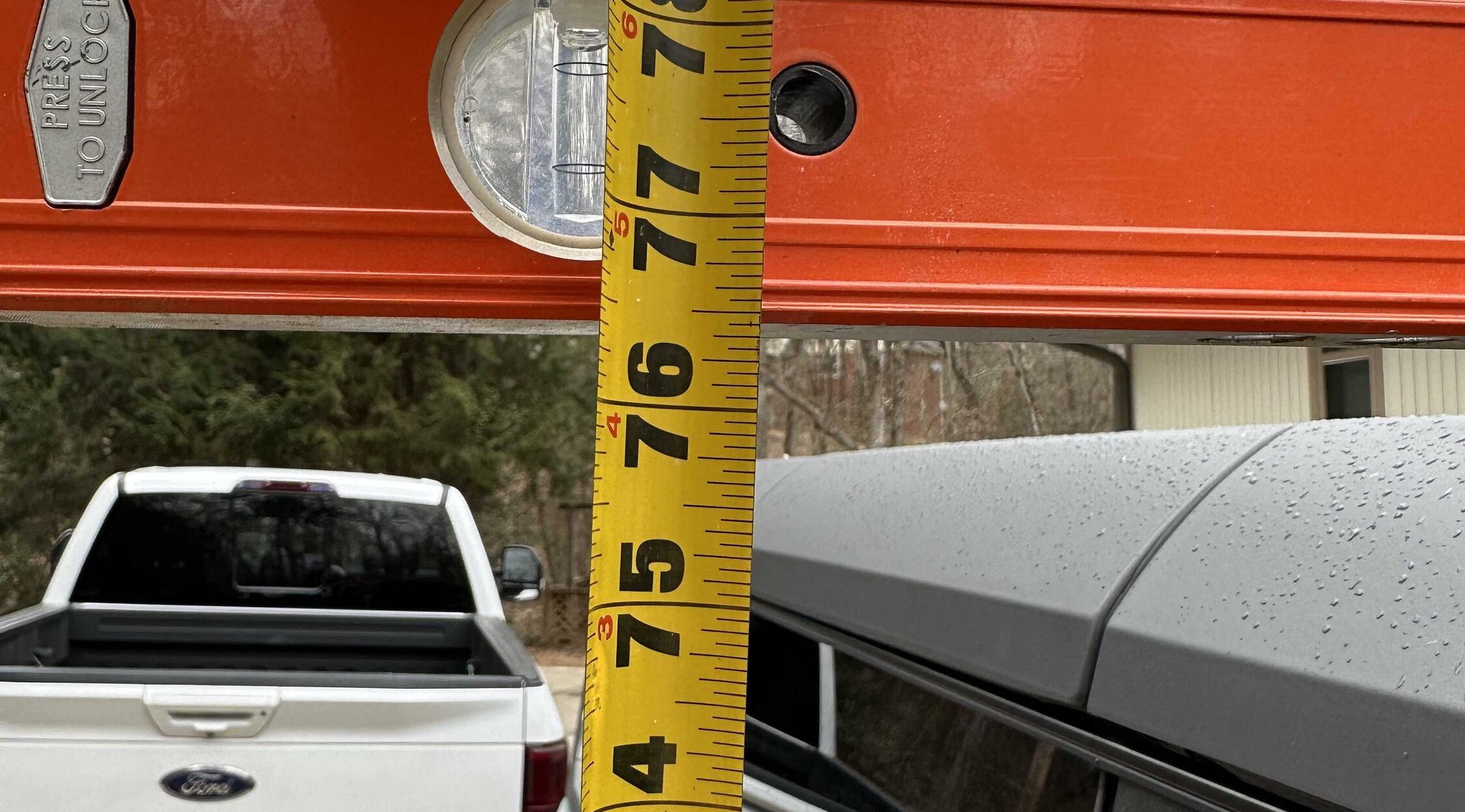 Bronco Raptor exterior/garage fitment dimensions -- here's measurements ...