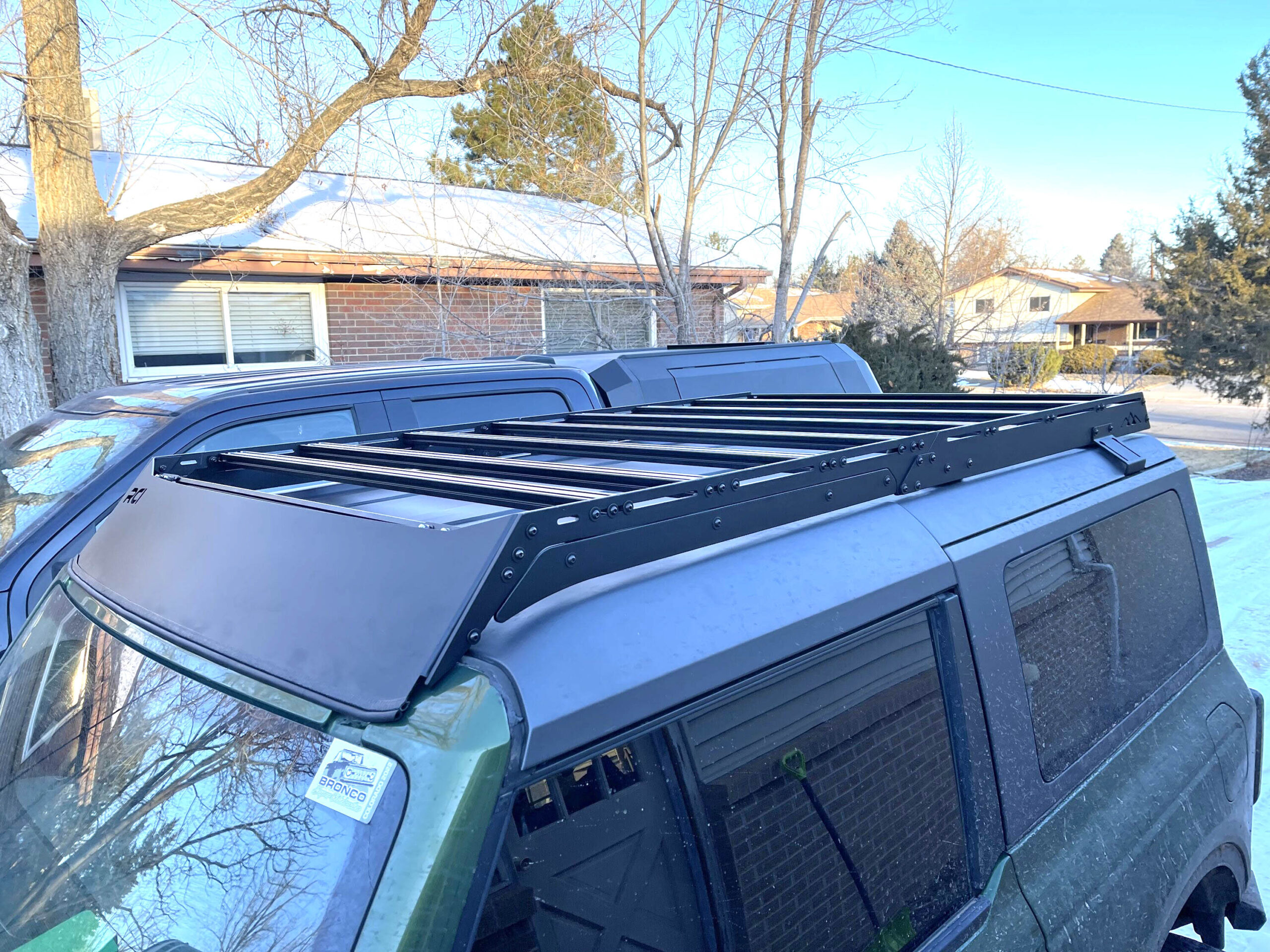 RCI 2-door roof rack installed -- production unit #1 | Bronco6G - 2021 ...