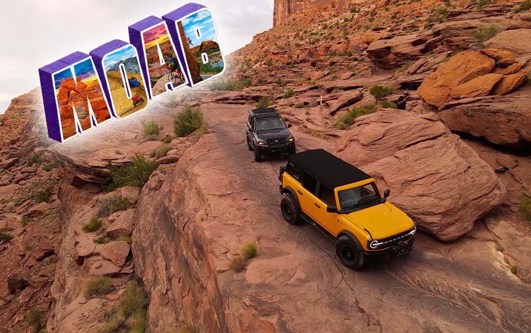 Moab wheeling video! Too much fun with our Built-Sqach Bronco and GX470 ...