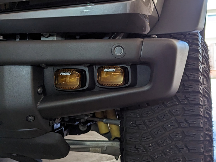 DIY: Raptor Fog Lights Installed on Standard Bronco | Bronco6G - 2021 ...