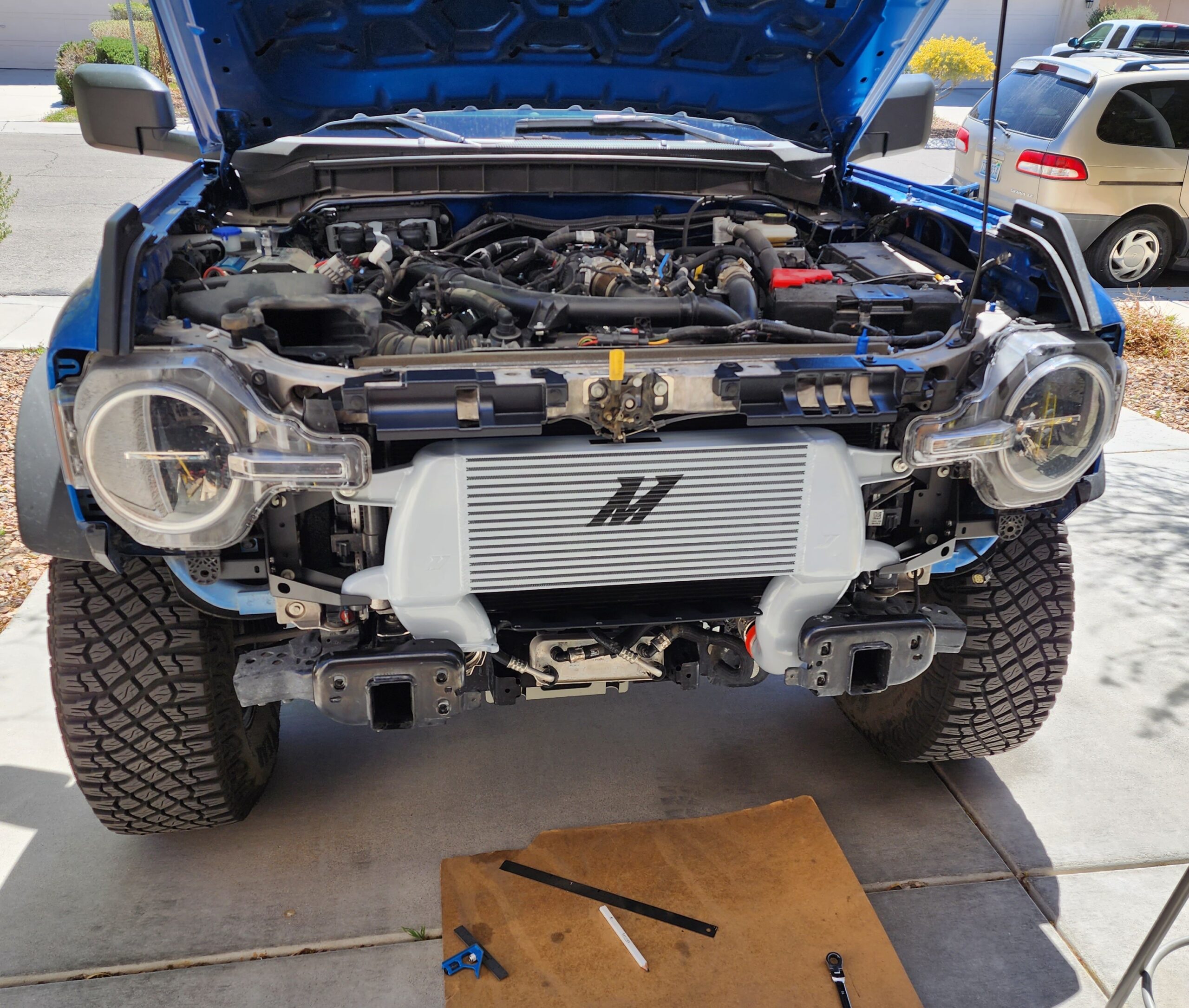 Mishimoto High Mount IC Installed | Bronco6G - 2021+ Ford Bronco ...