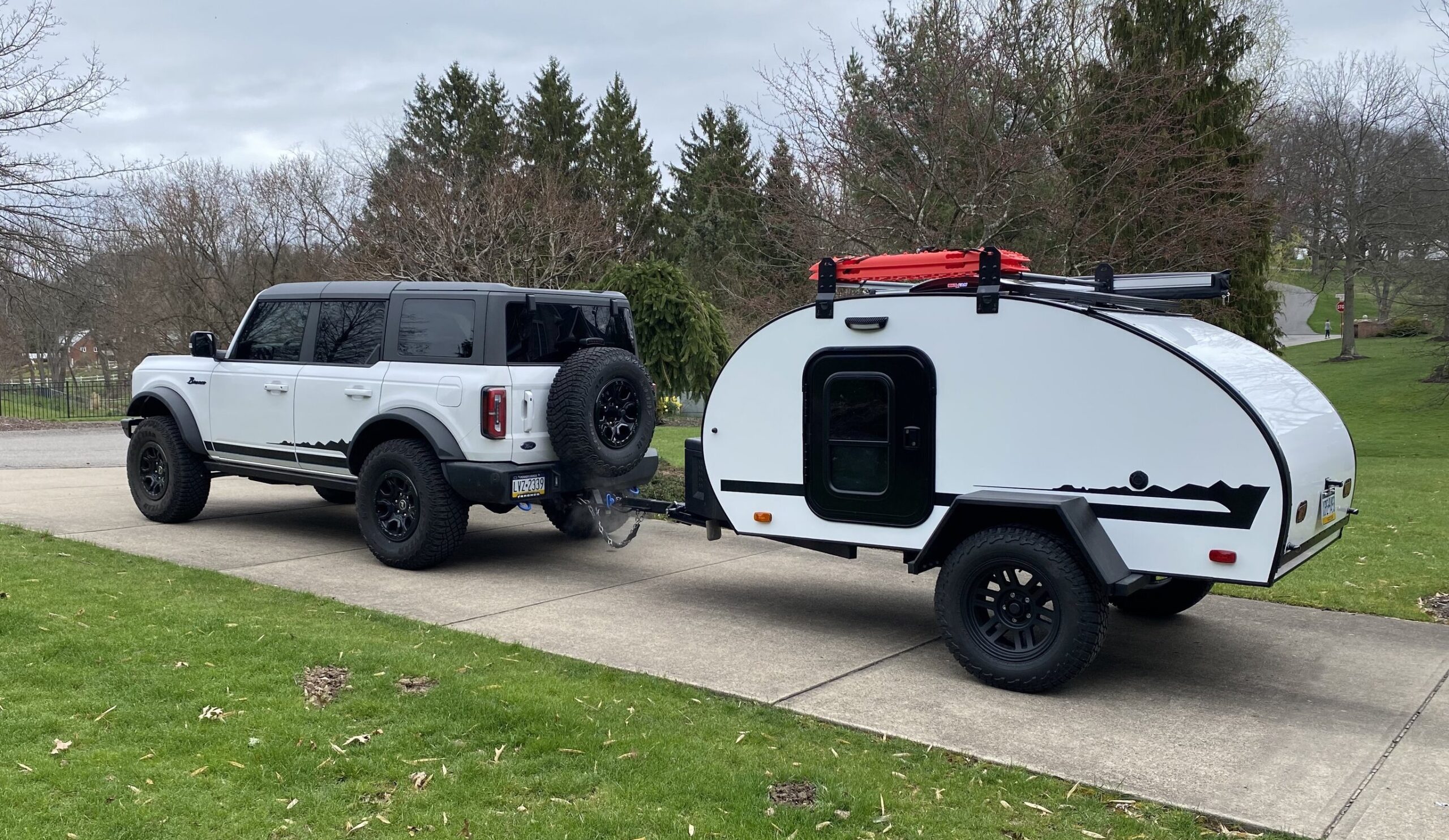 Bronco-Inspired Custom Home-Built Teardrop Trailer and Her Maiden ...