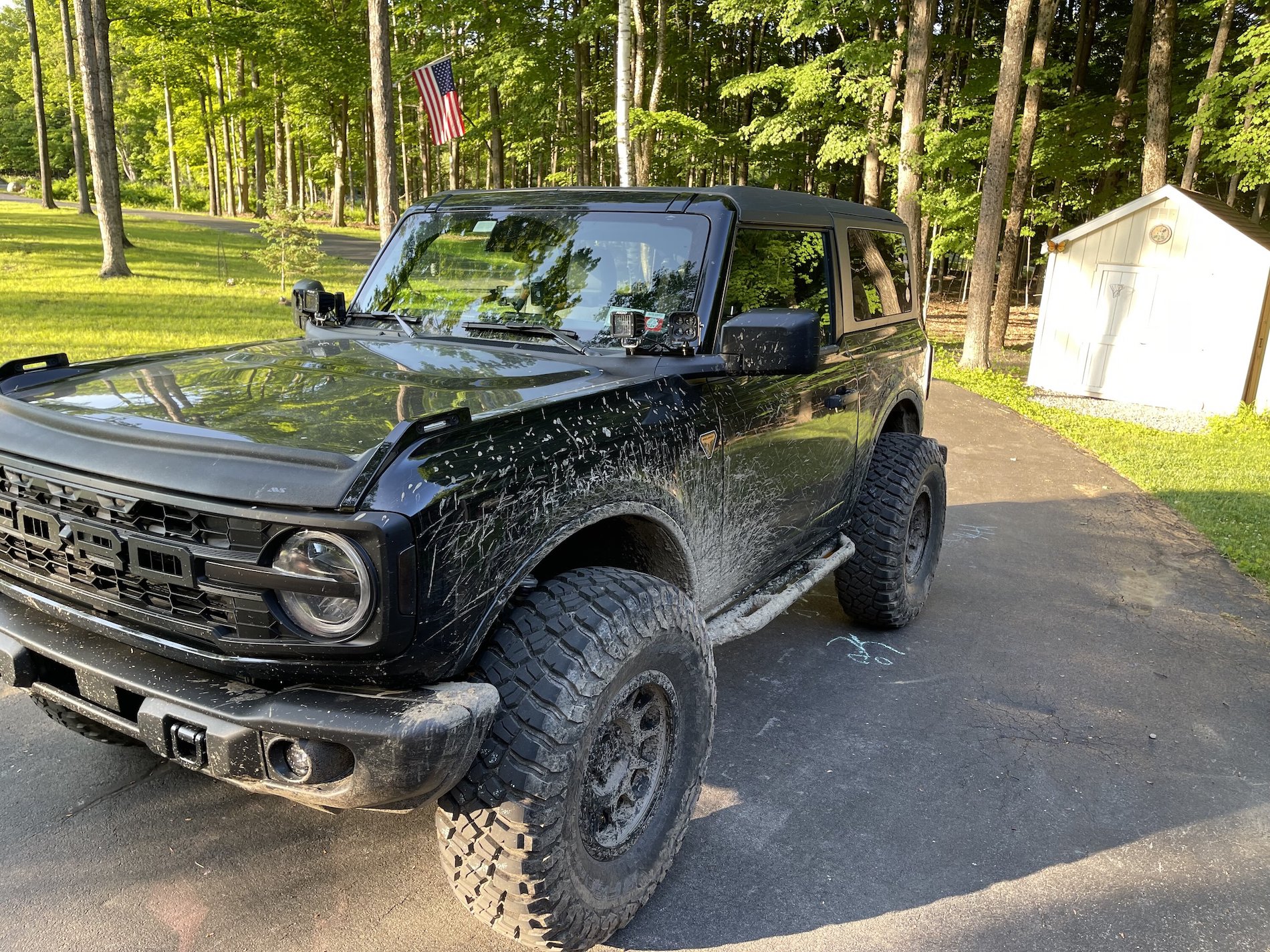 Memorial Day Vermont off road.. Got some new pinstripes 😂 | Bronco6G ...