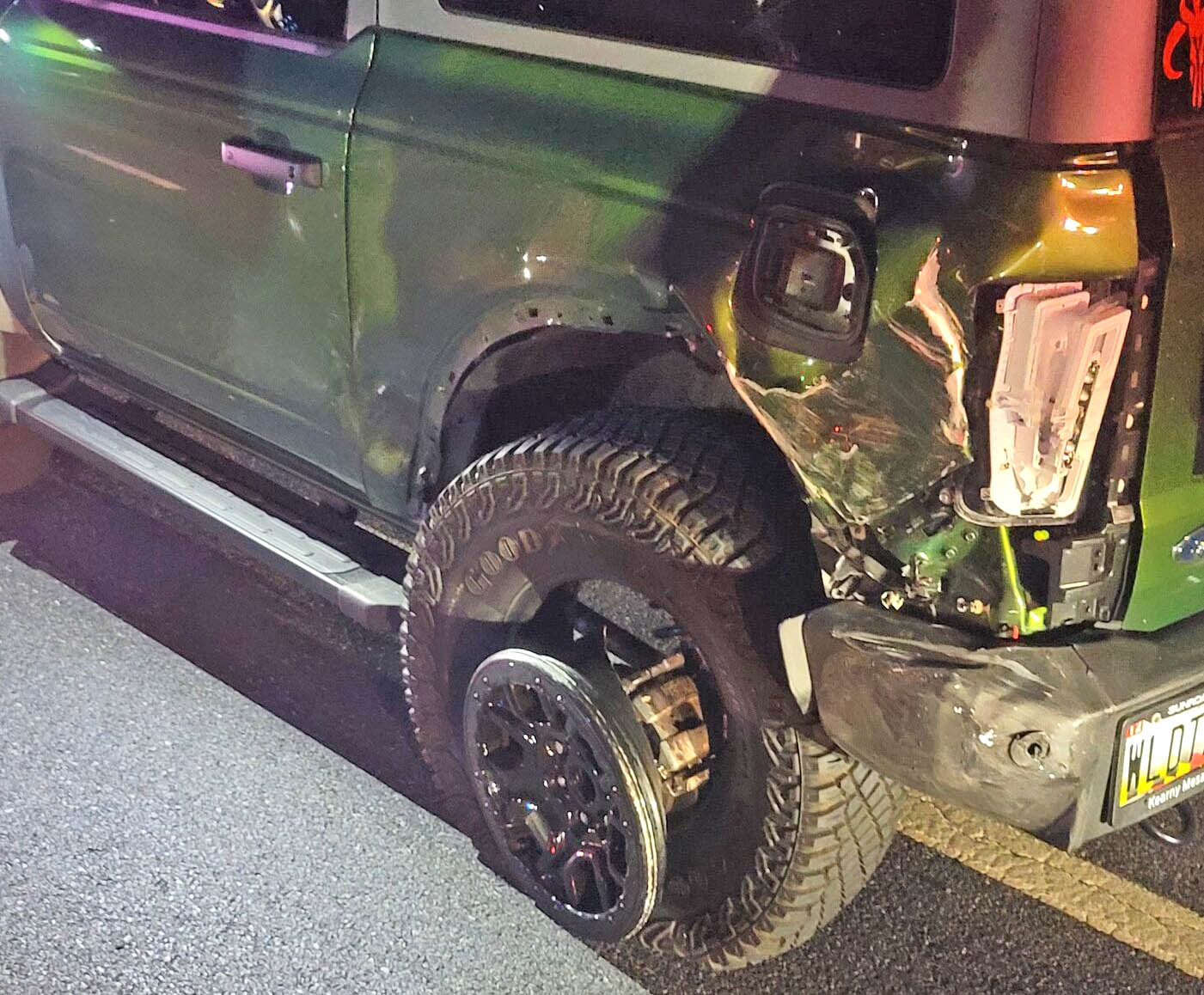 Hit by a Jeep running from police. Is this a total? | Bronco6G - 2021 ...