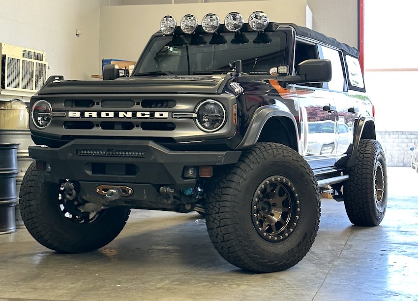Bronco Gets New Shoes (Battle Born Sierra Wheels - Powder Coated Bronze ...