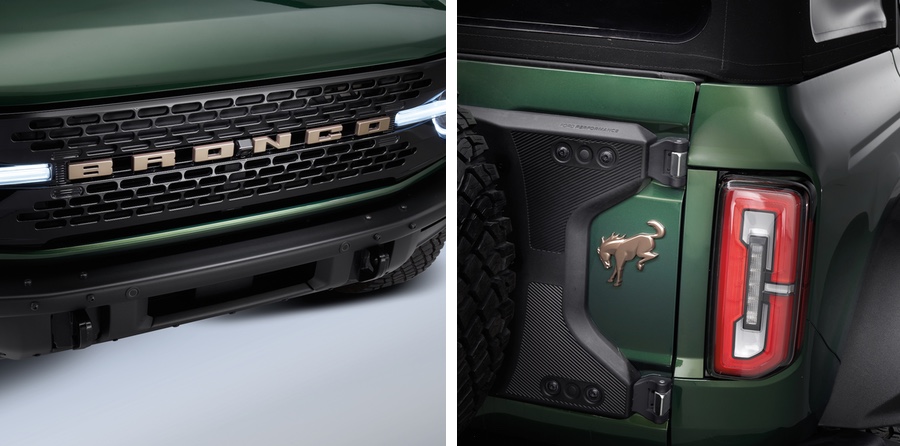 Bronze Grille Lettering & Bronze Rear Emblem Overlay Kits for 2021 ...