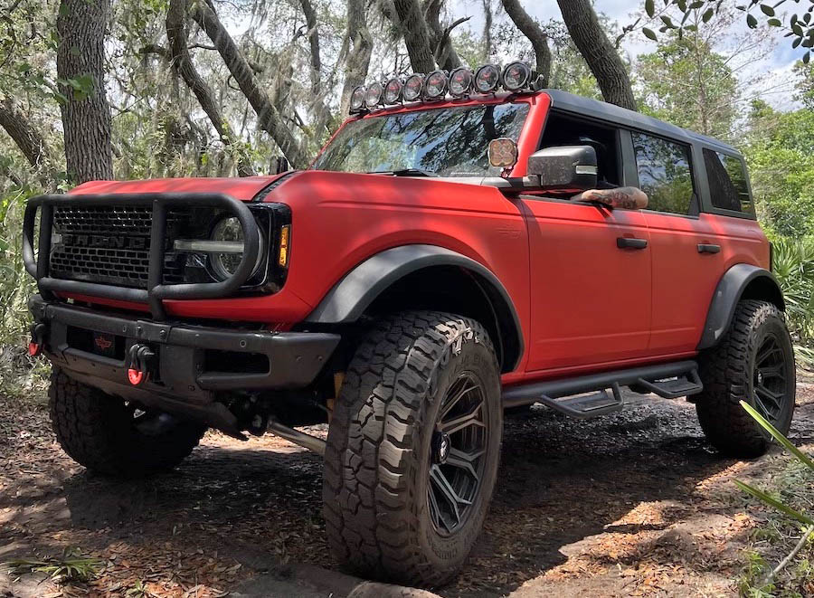Matte Red Wildtrak Build | Bronco6G - 2021+ Ford Bronco & Bronco Raptor ...