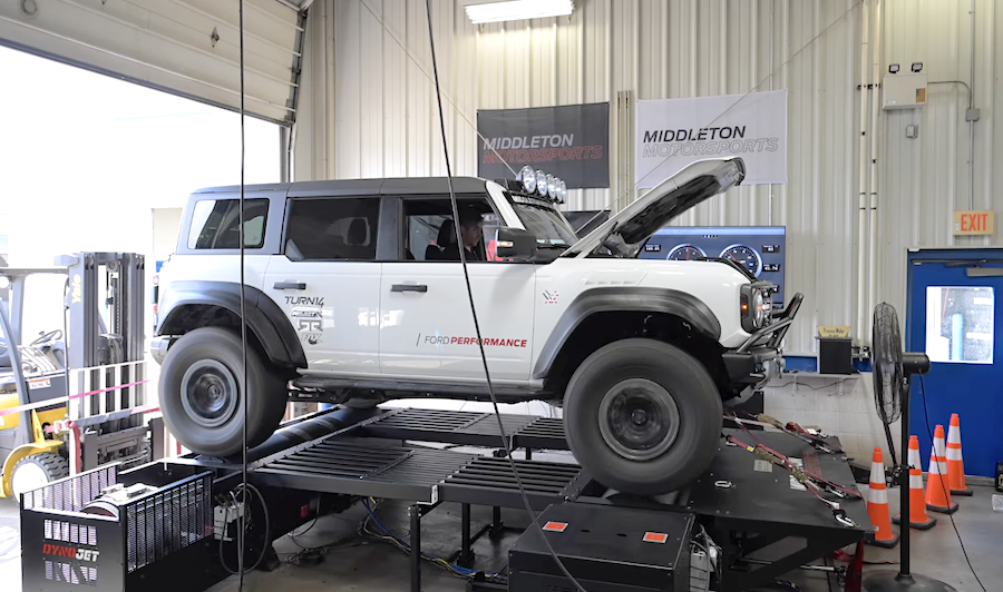 AWD Dyno! Bronco Raptor First Pulls + Epic Burnout Melts Nitto ...