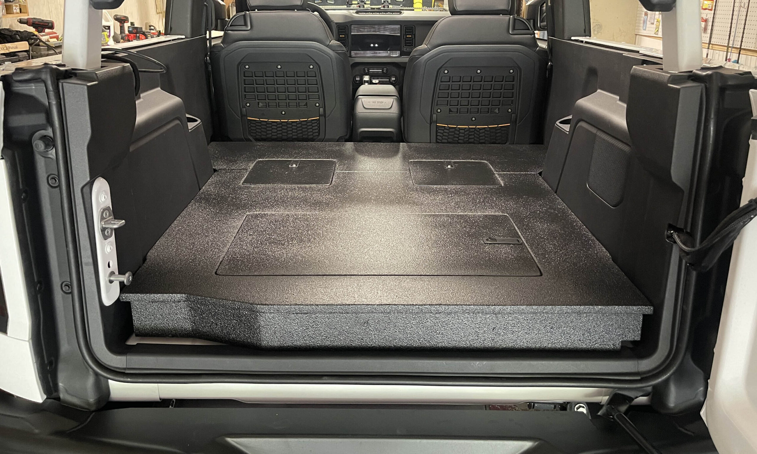 Goose Gear who? Made my own DIY custom rear seat delete platform ...