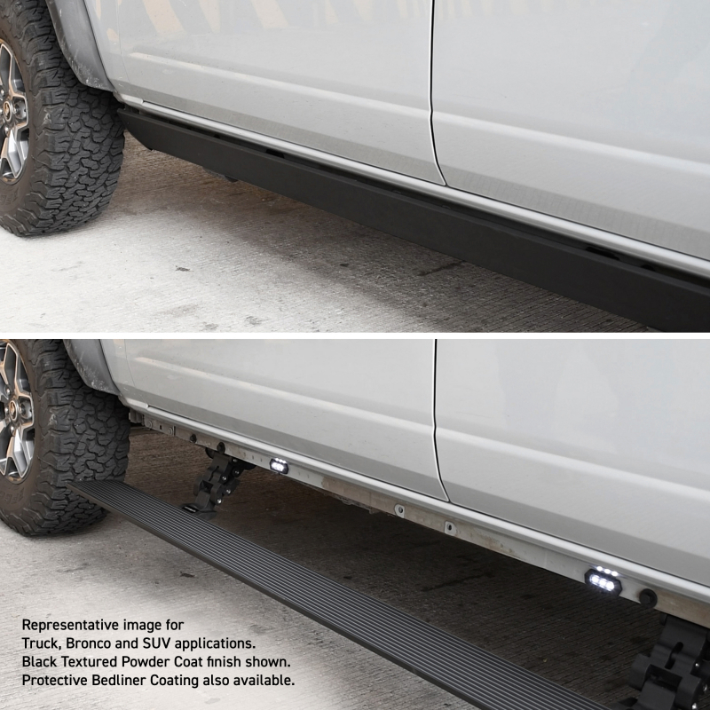 Go Rhino E1 Electric Running Boards - Panda Motorworks | Bronco6G ...