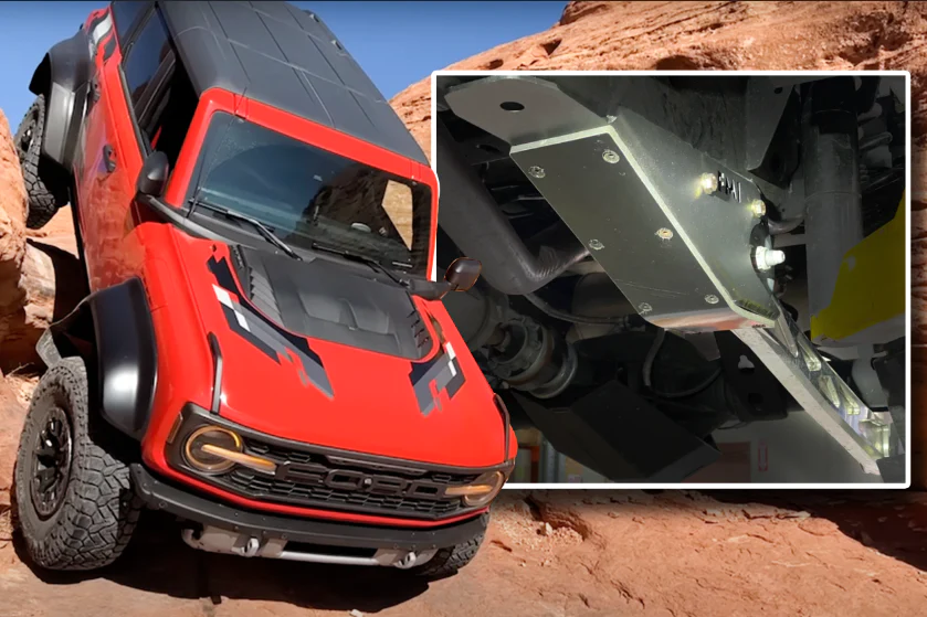 Bronco Raptor Lower Arm Frame Guard w/ HDPE | Bronco6G - 2021+ Ford ...